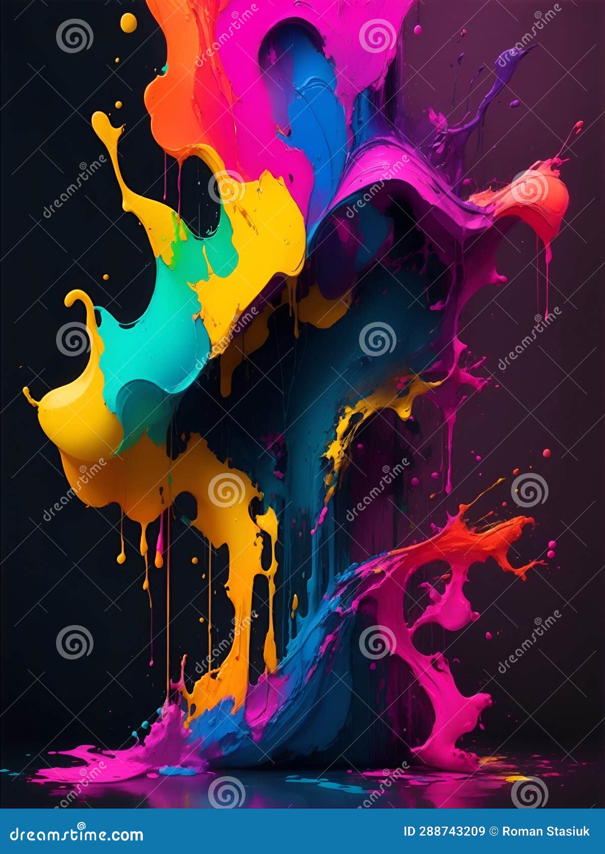Mixed Color Palette. Different Colors Stock Illustration - Illustration ...