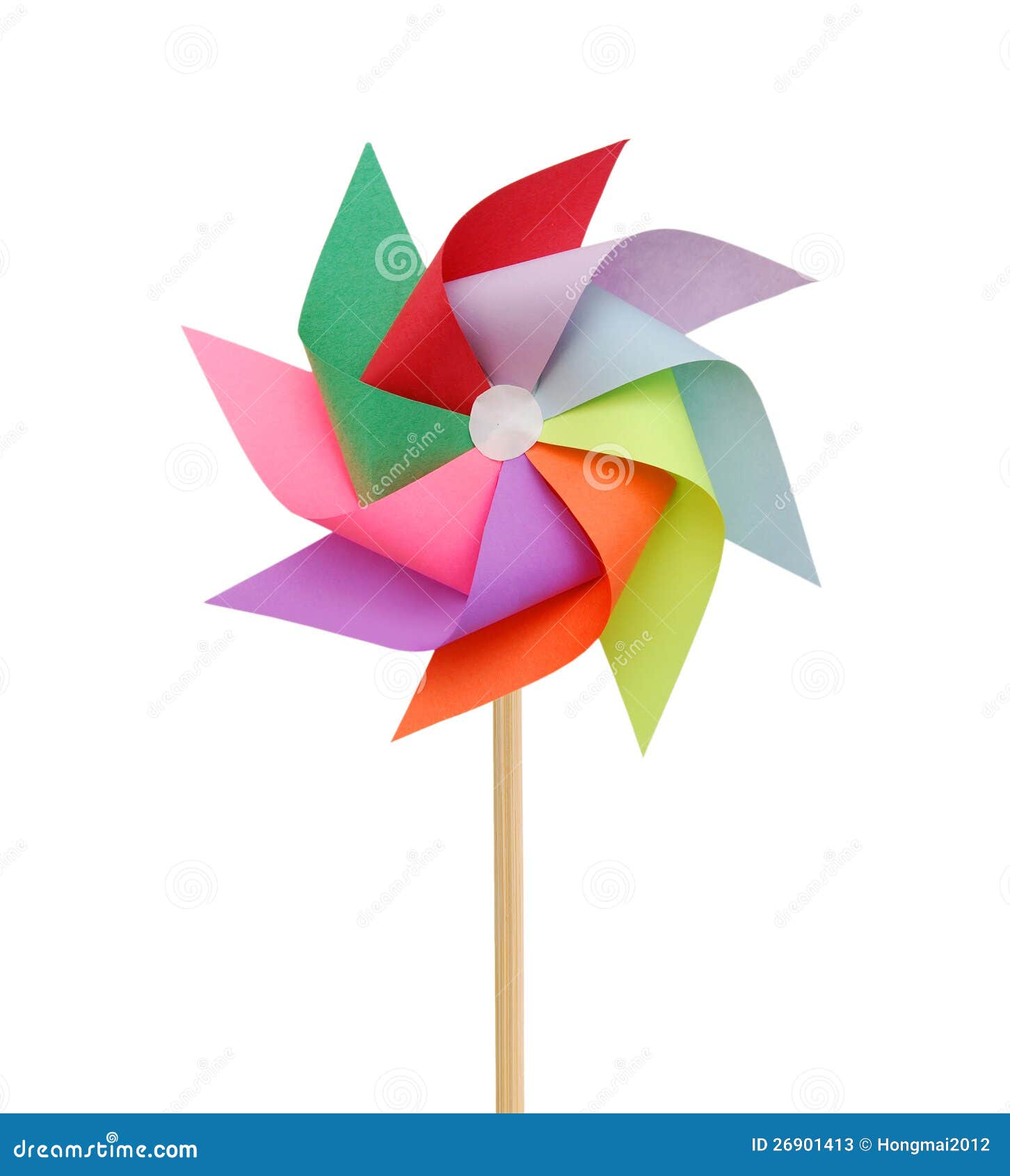 Mixed Color Pinwheel Stock Photos - Image: 26901413