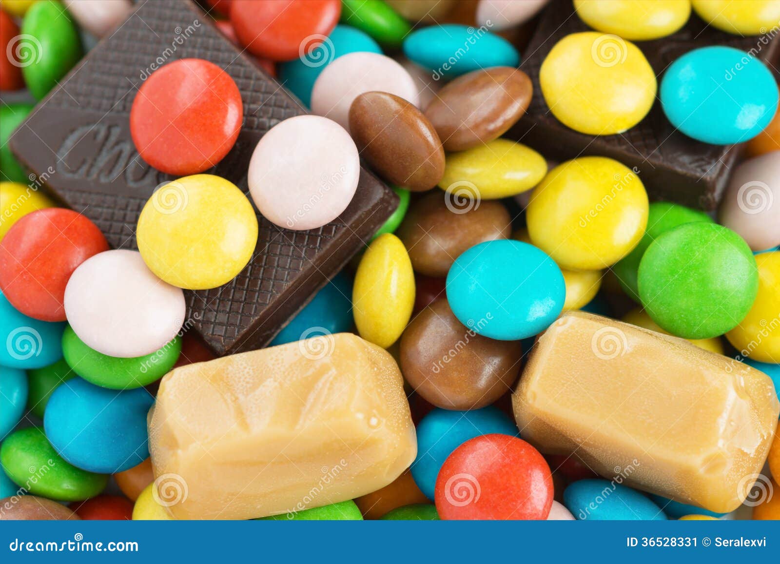 Mixed colorful candies stock image. Image of circle, background - 36528331