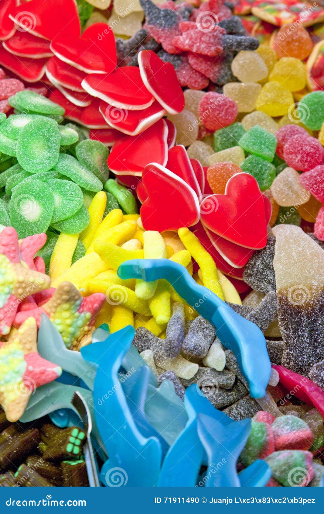 Mixed colorful sweets stock photo. Image of sugary, delicious - 71911490
