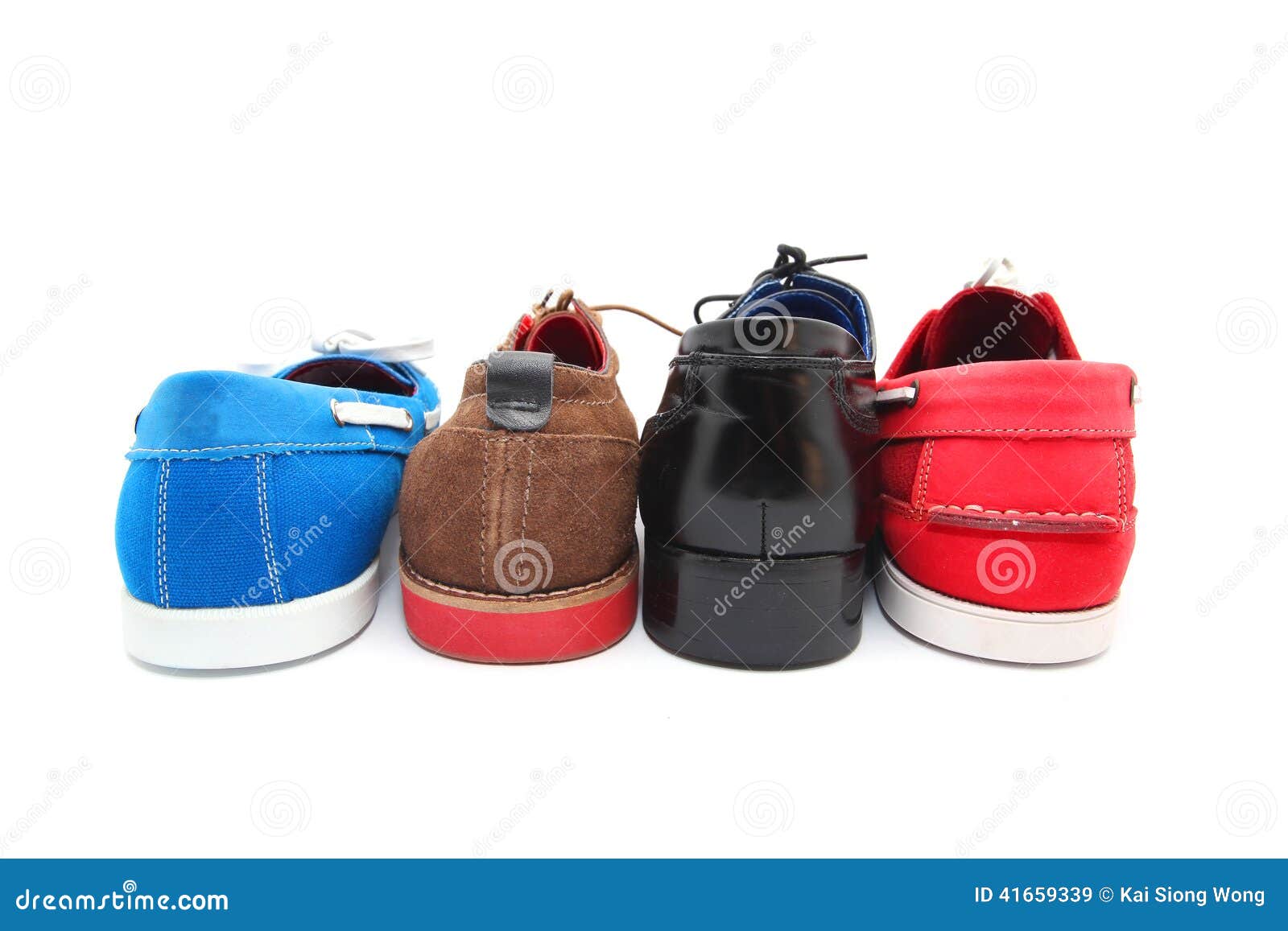 Mixed Colors man shoes stock image. Image of wear, clothing - 41659339