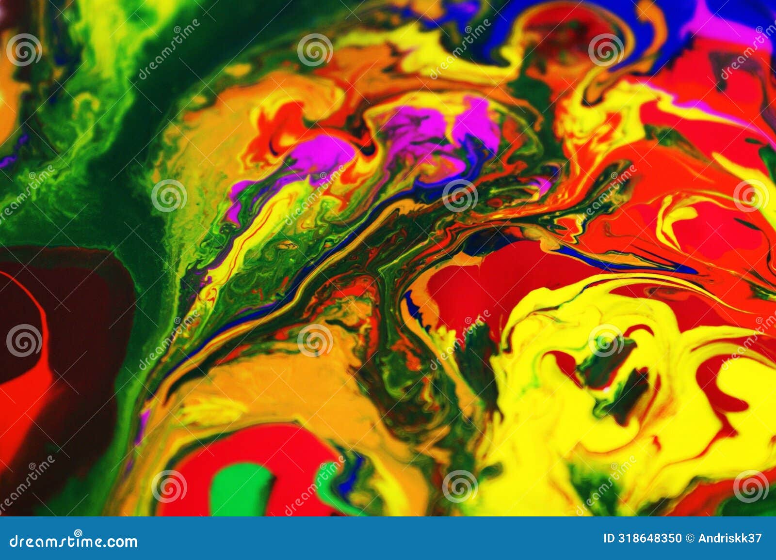 Mixed Colors, Mottled Abstract Background. Abstract Art. Stock Photo ...