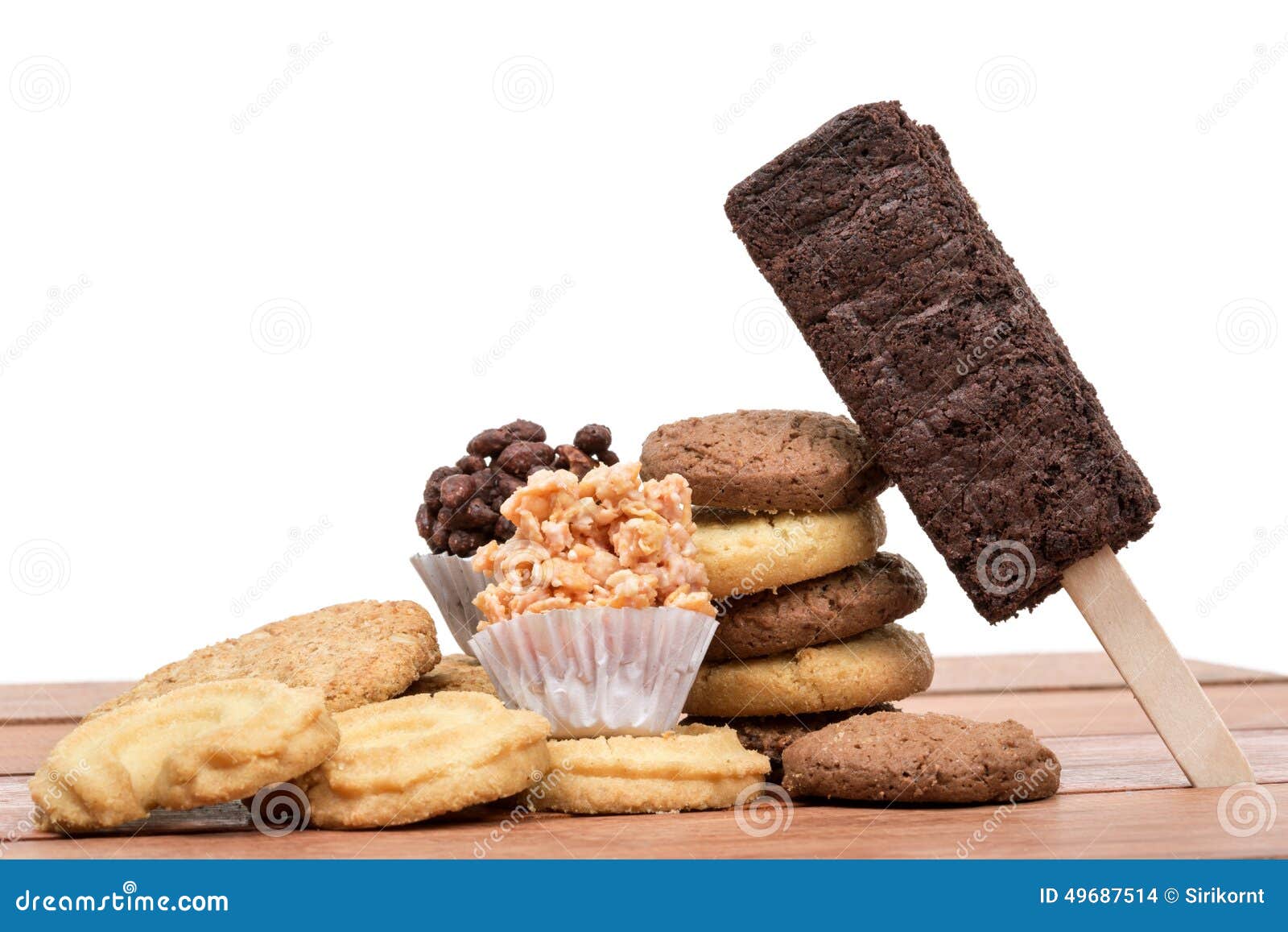 Mixed cookies stock photo. Image of decorated, cinnamon - 49687514