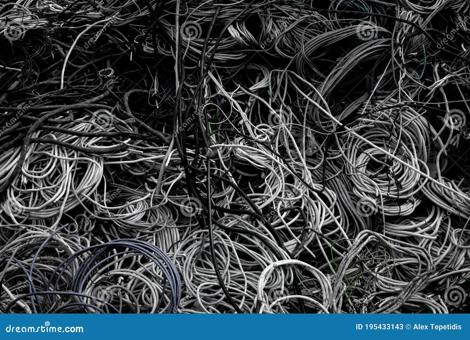 Mixed Copper Cable Material Texture Stock Image - Image of pattern ...