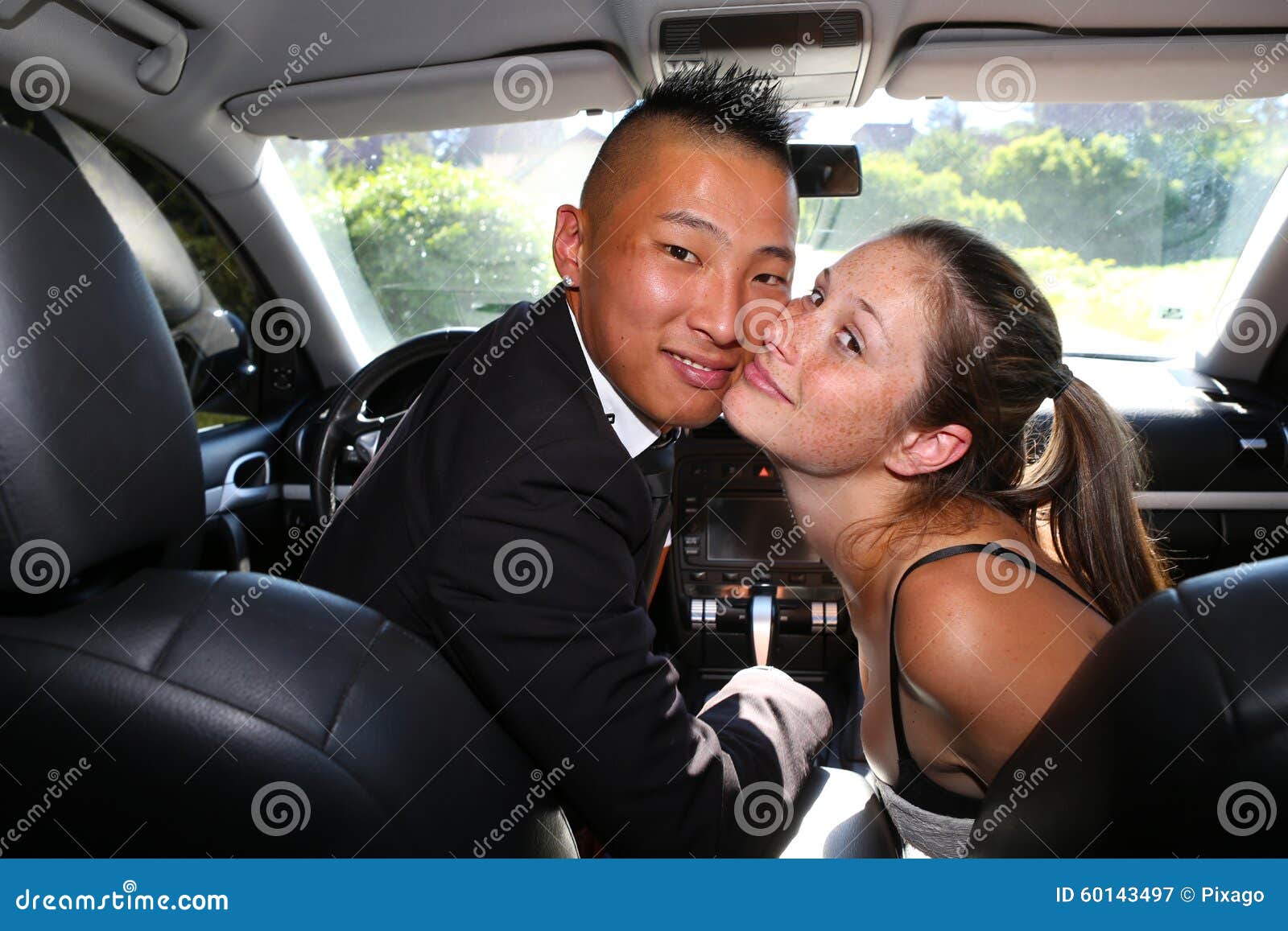 Mixed Couple Car stock image. Image of life, adult, smiling - 60143497