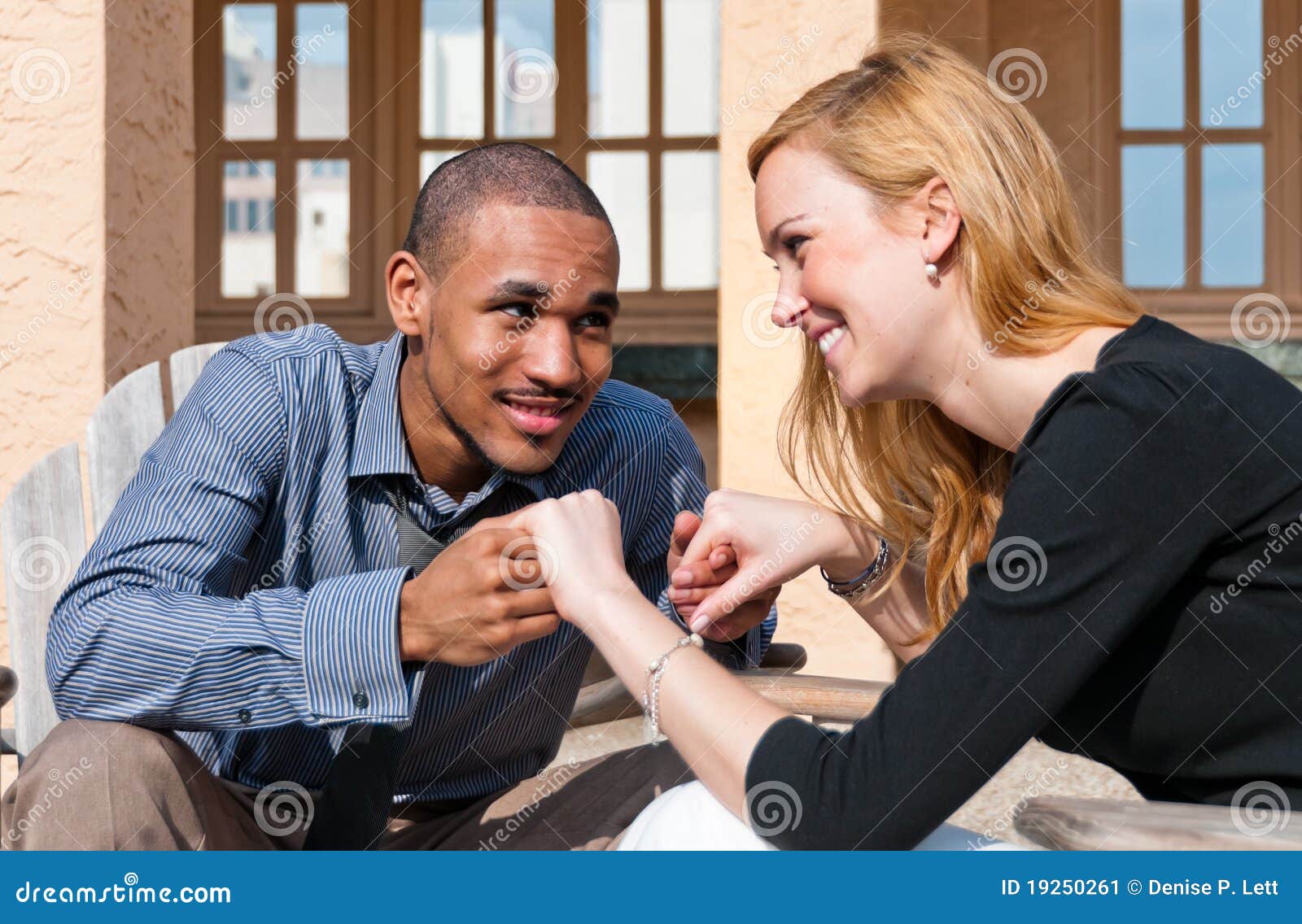 Mixed Couple Enjoying the Moment Stock Image - Image of human, adult ...