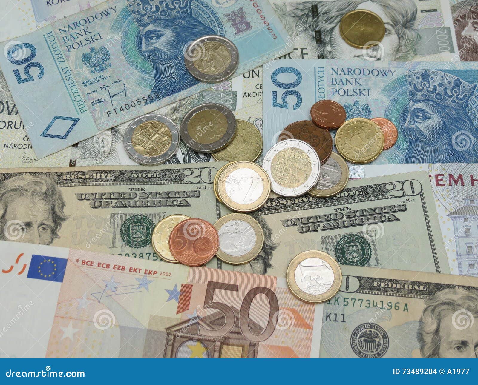 Mixed currency notes stock photo. Image of sweden, countries - 73489204