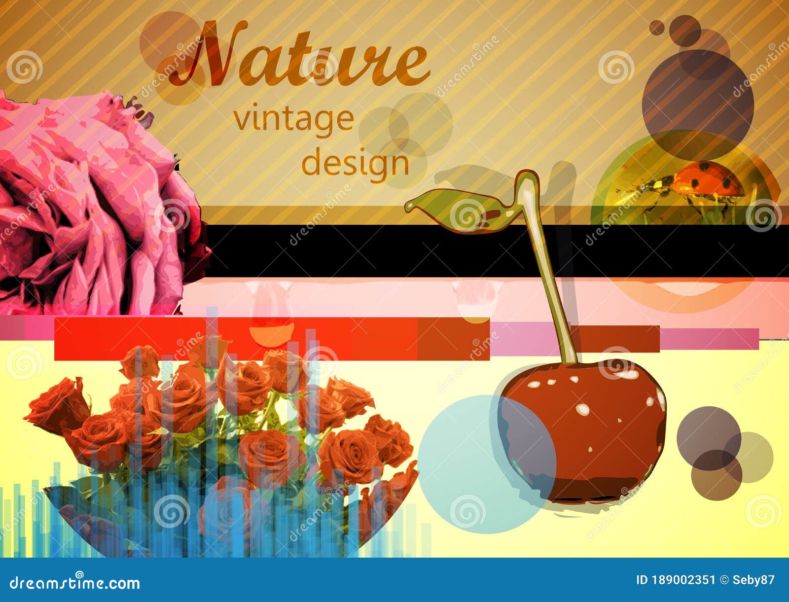 Mixed Design Elements, Vector Stock Illustration - Illustration of ...