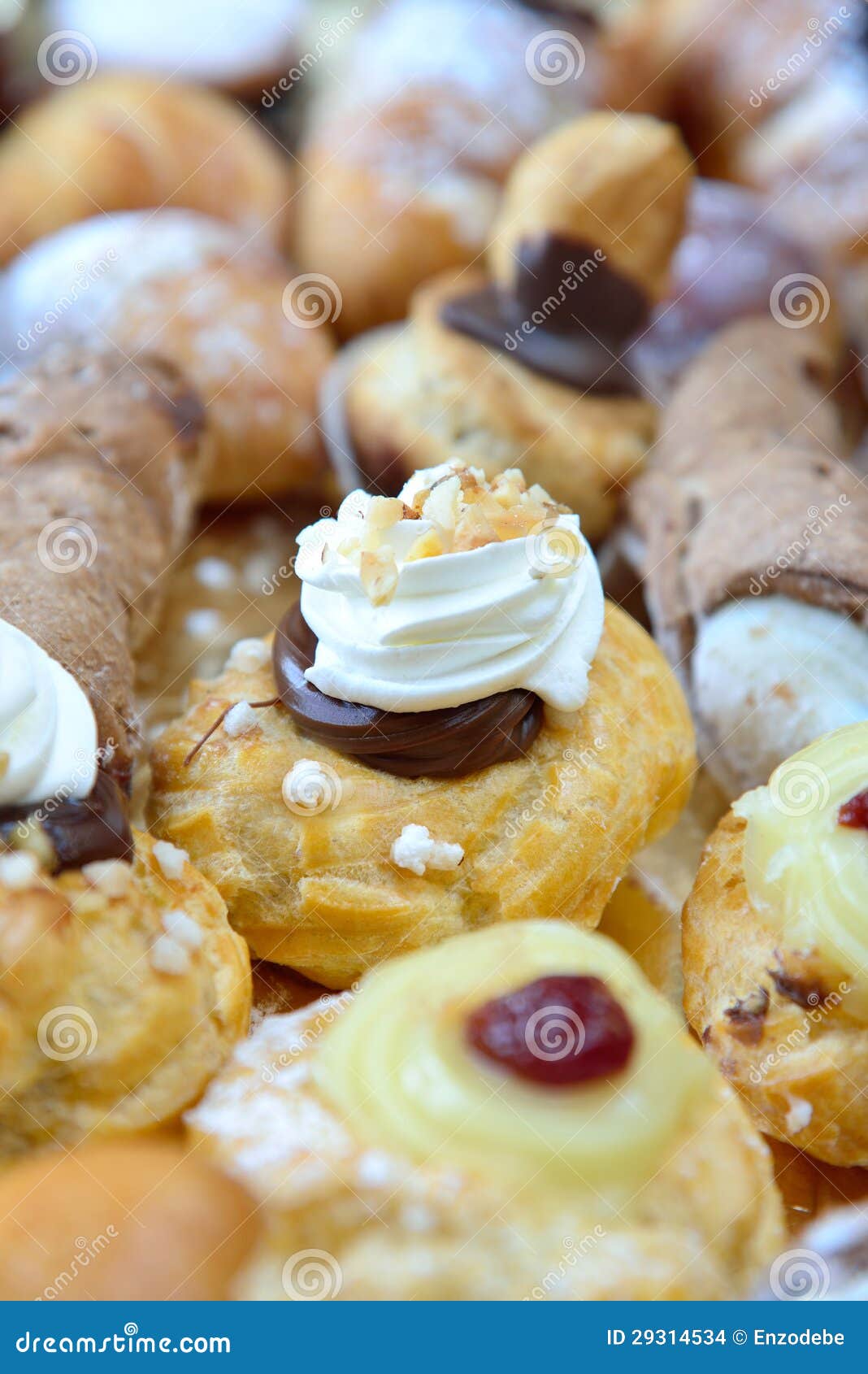 Mixed desserts stock photo. Image of sweet, cannolo, pastry - 29314534
