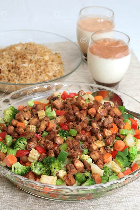 Mixed dish stock image. Image of lunch, carrot, cooked - 3175659