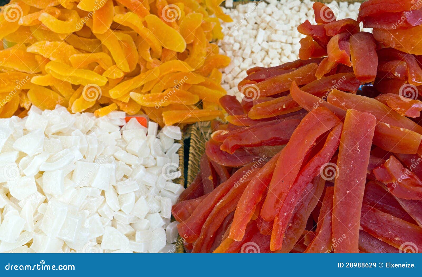 Mixed dried fruits stock image. Image of horizontal, closeup - 28988629