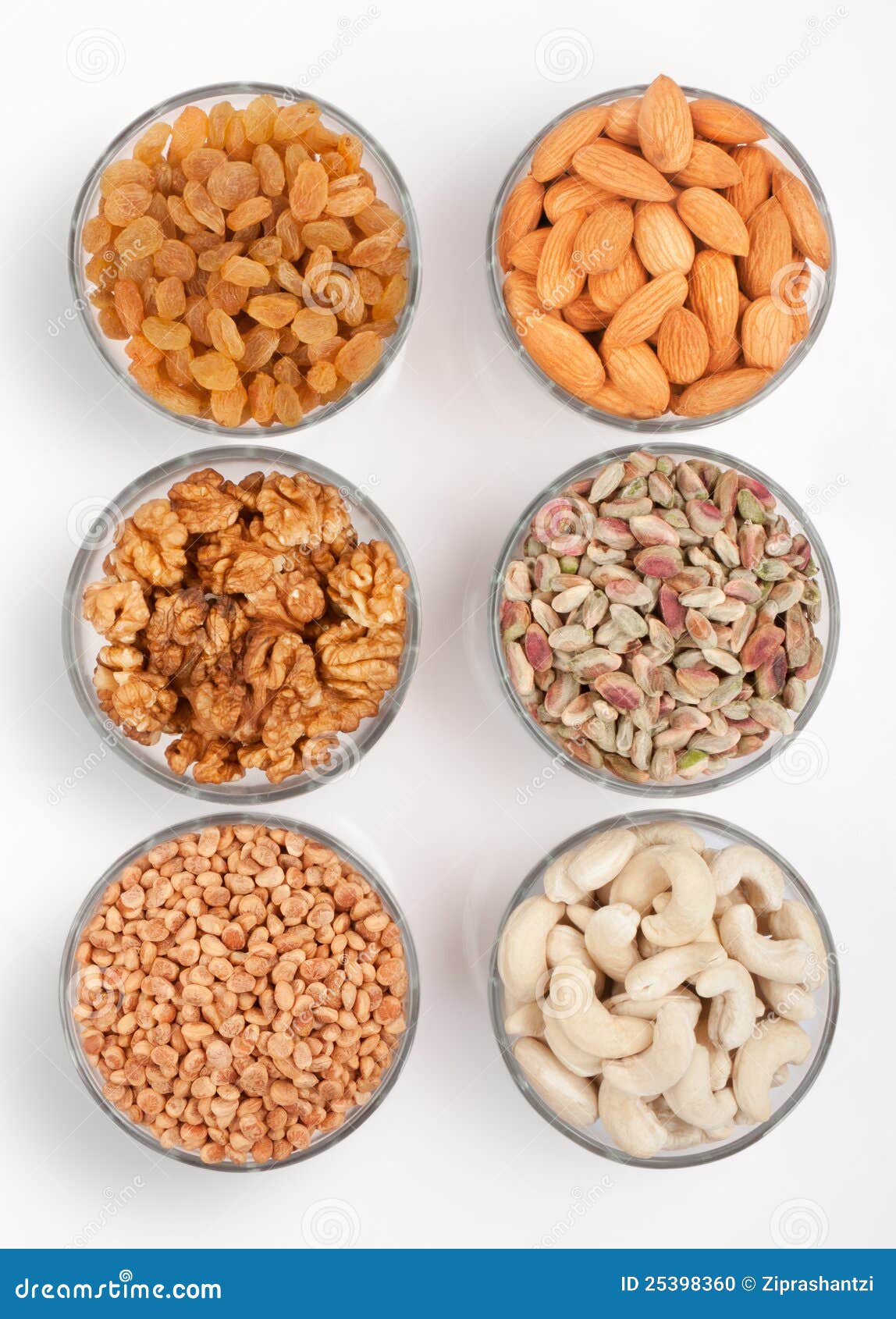Mixed Dry Fruits in Glas Bowl Stock Photo - Image of pecans, protein ...
