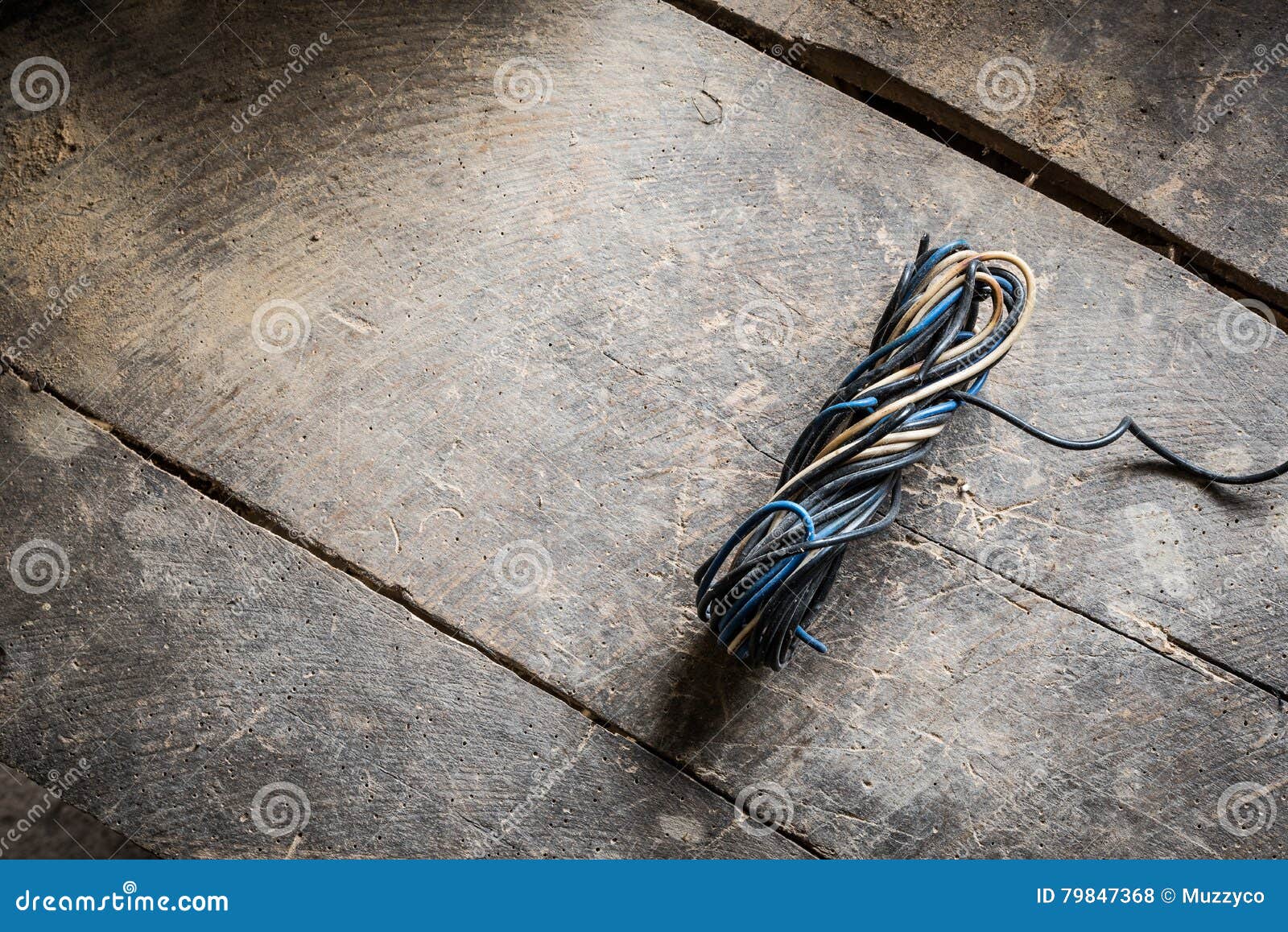Mixed electrical wires stock photo. Image of tools, mixed - 79847368