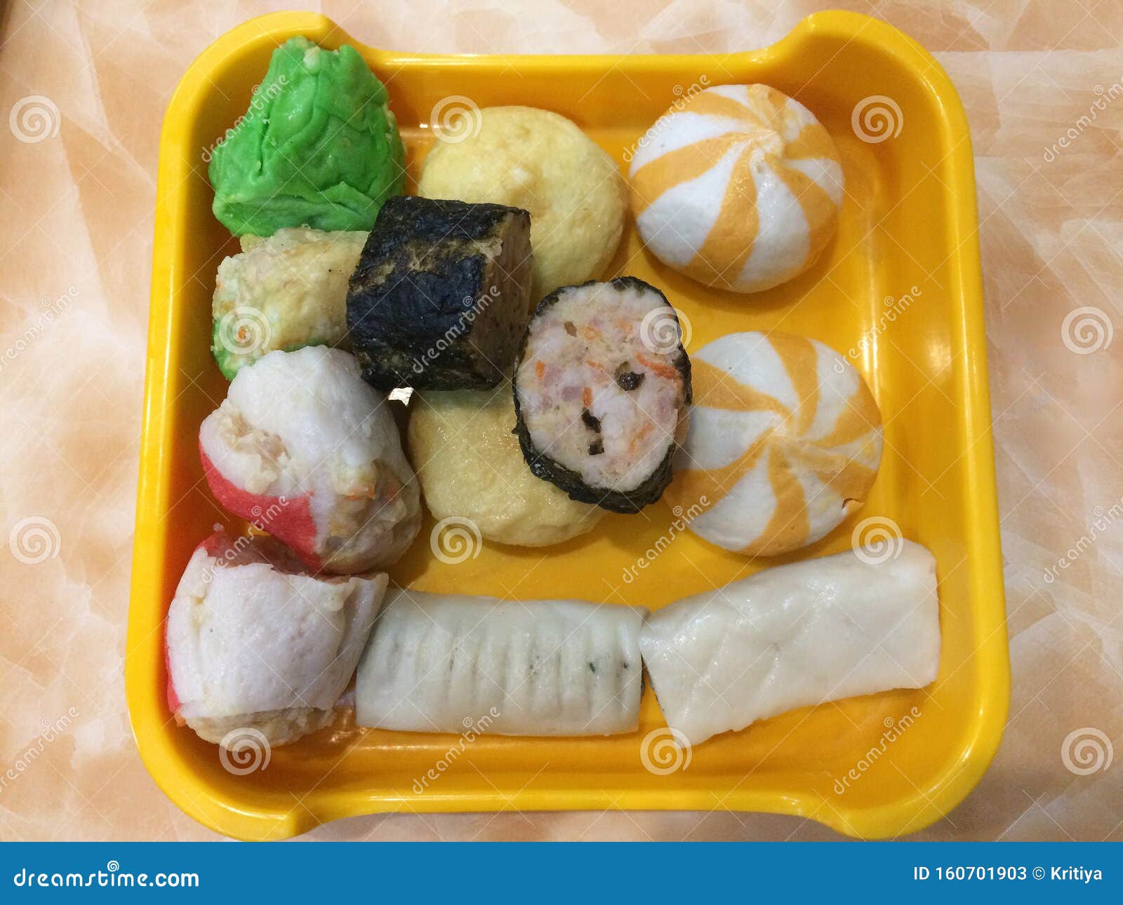 Fish Dumplings. Ingredients For Home Cooking. Fresh Dough, Fish, Spices ...