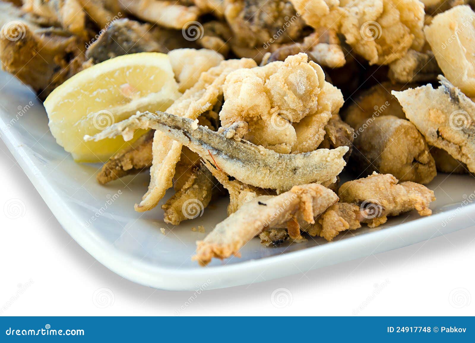 Mixed fried fish stock photo. Image of closeup, lunch - 24917748