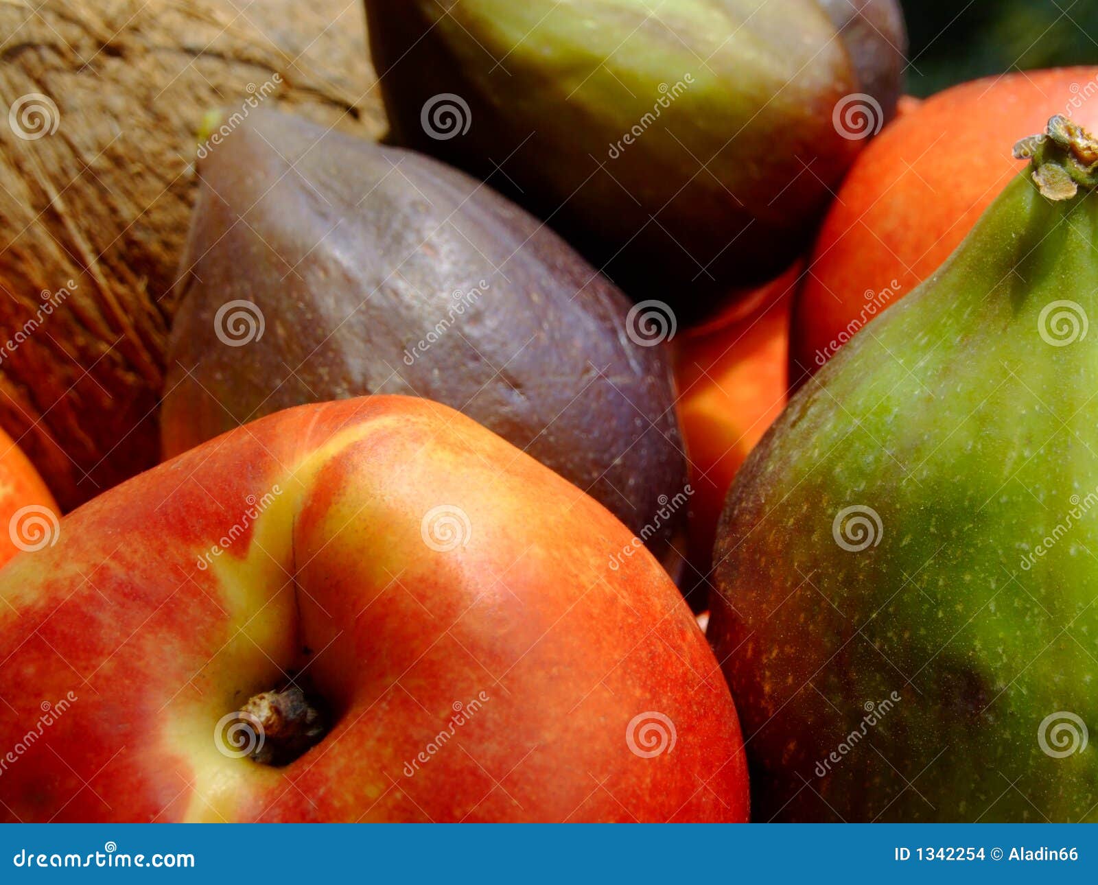 Mixed fruit stock photo. Image of fresh, color, fruit - 1342254