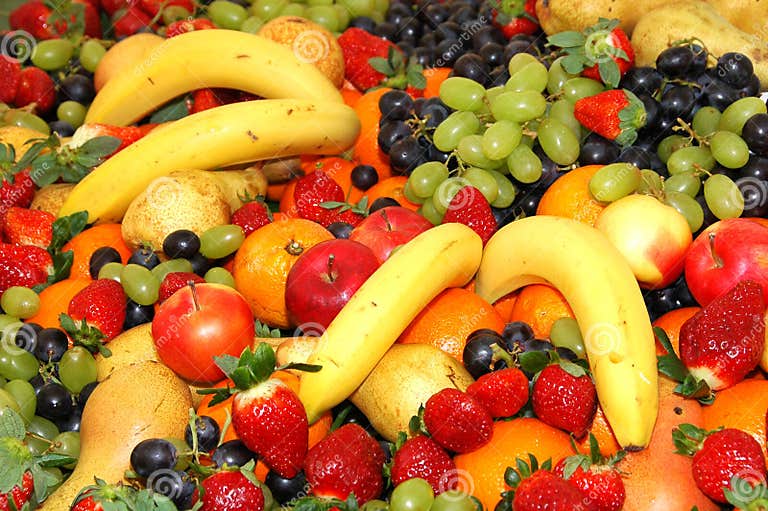 Mixed fruit stock photo. Image of colour, healthy, presentation - 2474030