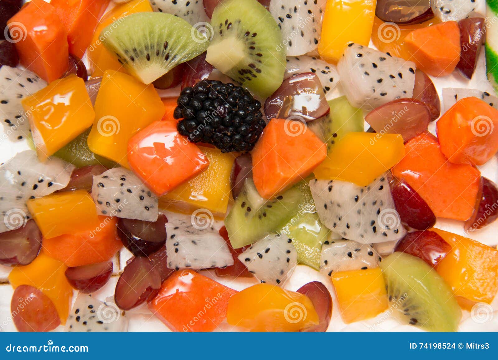 Mixed Fruit Background, Close-up Stock Photo - Image of delicious ...