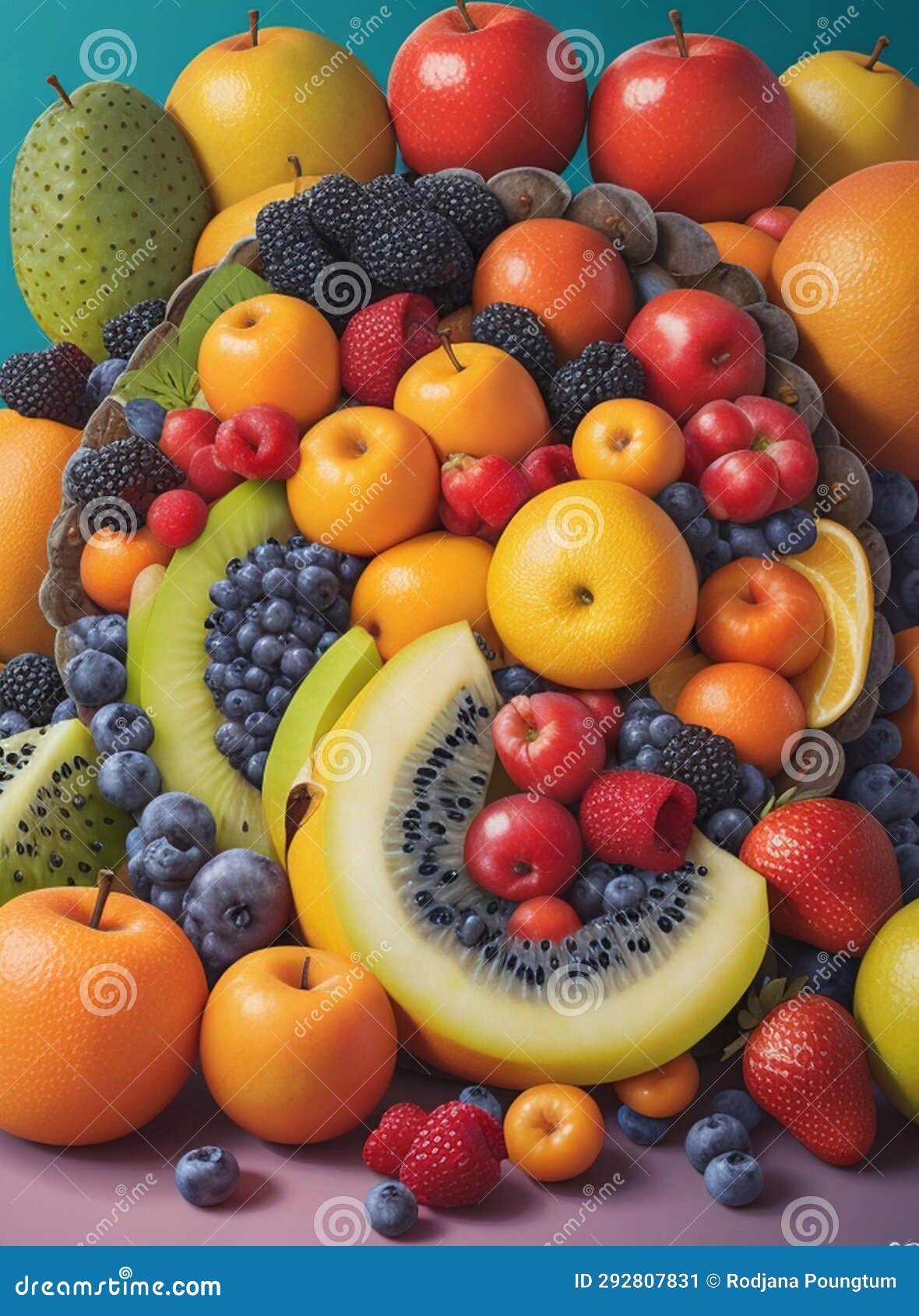 Mixed Fruit Balsam Shape There are Various Types of Fruit Stock Image ...