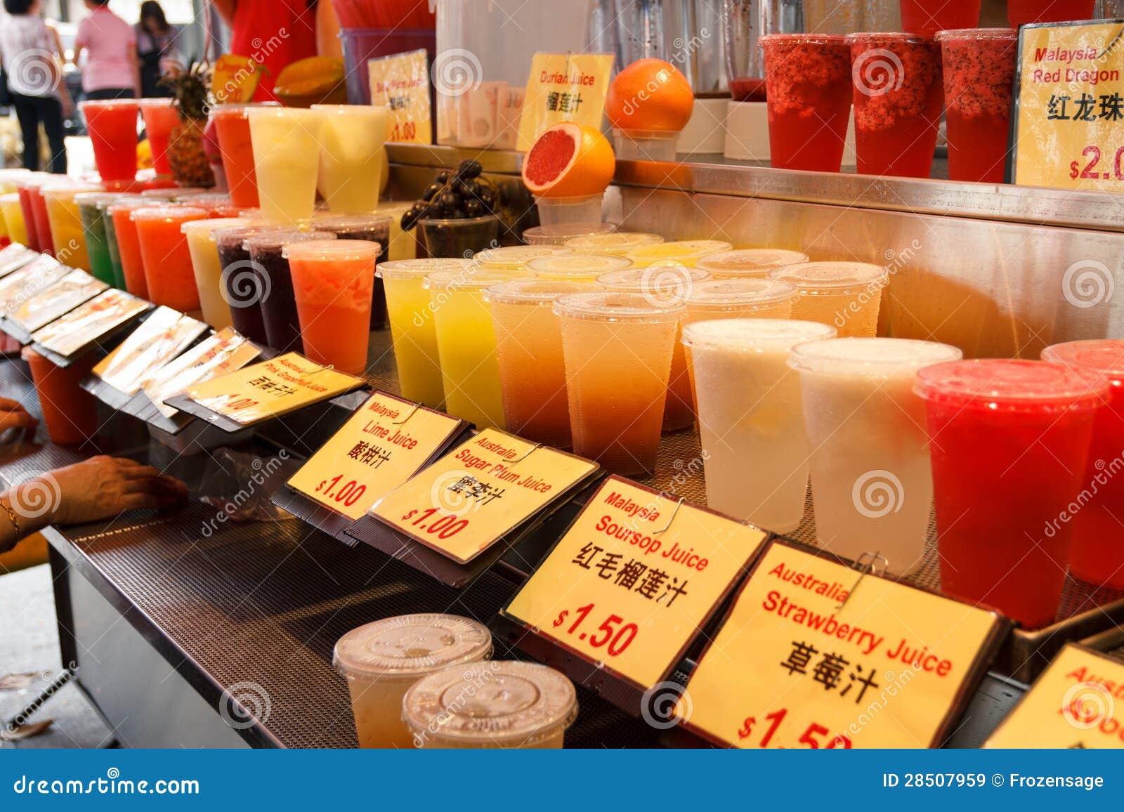 Mixed Fruit juices stock image. Image of crushed, colourful - 28507959