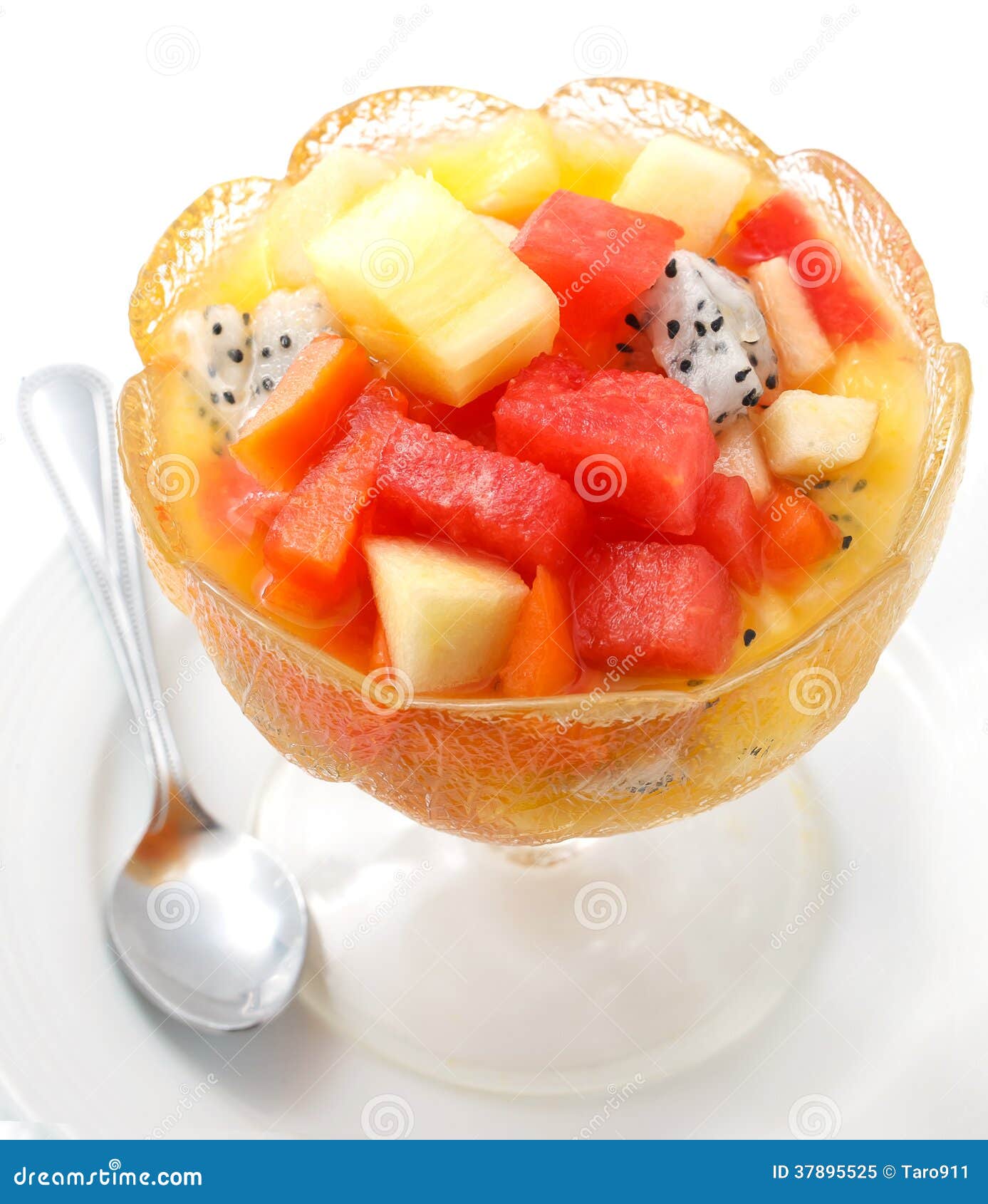 Mixed Fruit salad stock image. Image of orange, health - 37895525