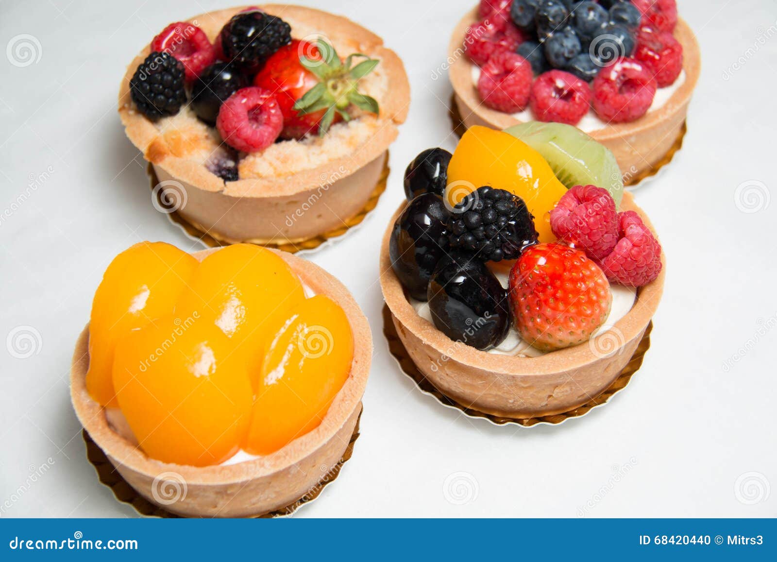 Mixed Fruit Tart Ready for Dessert Stock Photo - Image of gourmet ...