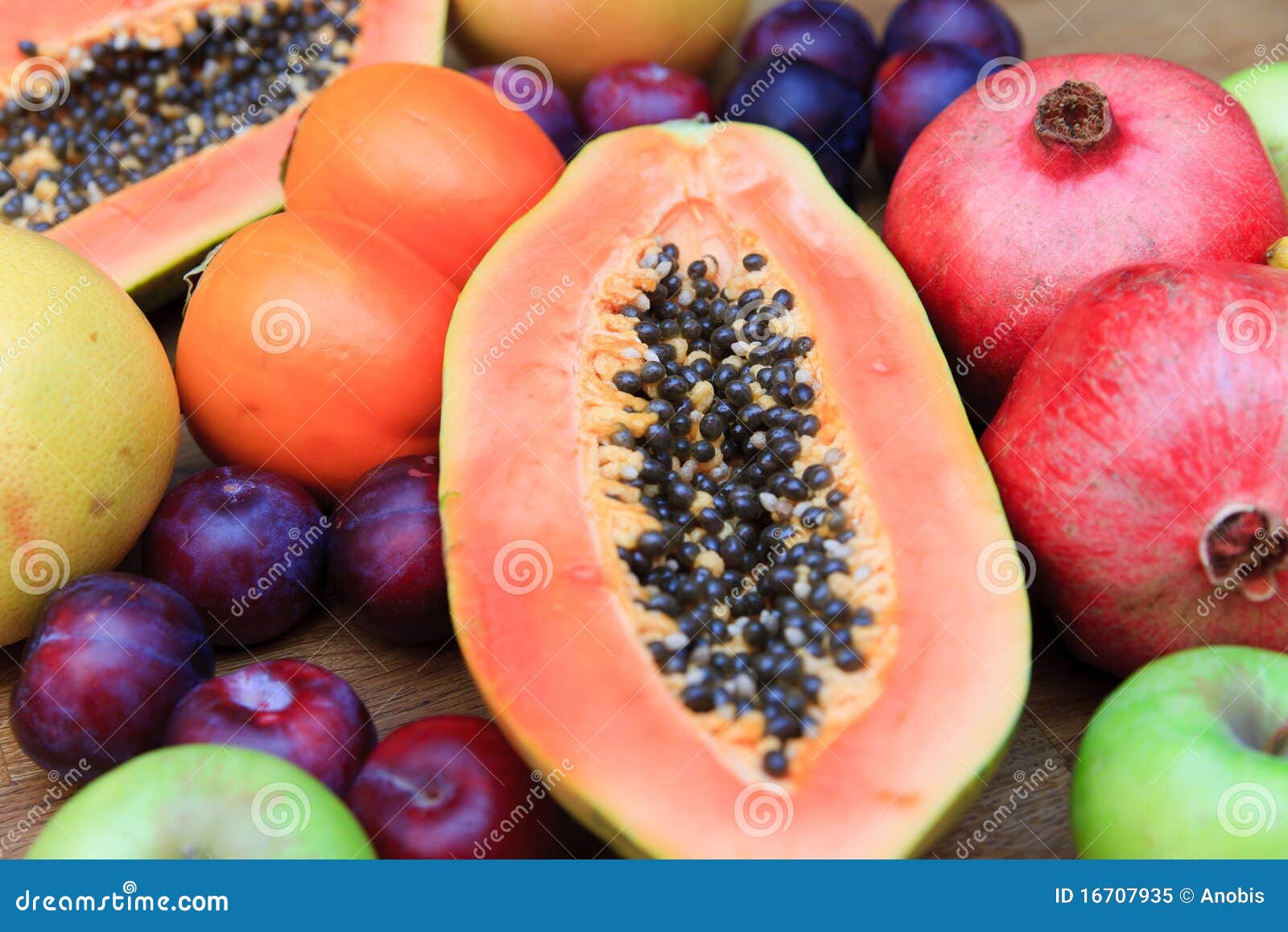 Mixed fuits stock image. Image of food, backgrounds, banana - 16707935