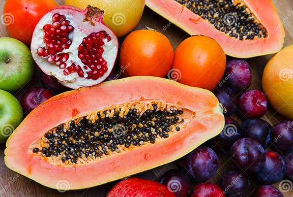 Mixed fuits stock image. Image of orange, green, horizontal - 16707967