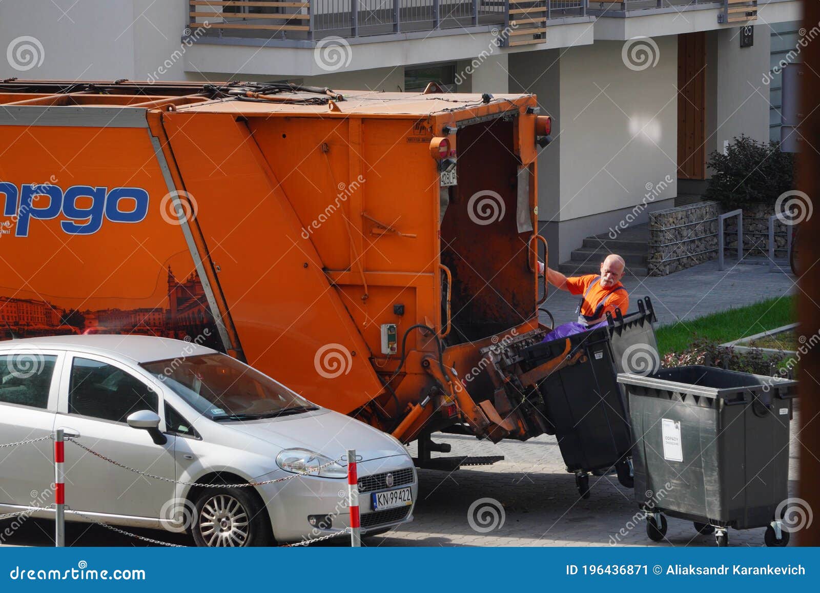 Mixed Garbage in Large Quantities in the Construction Container ...