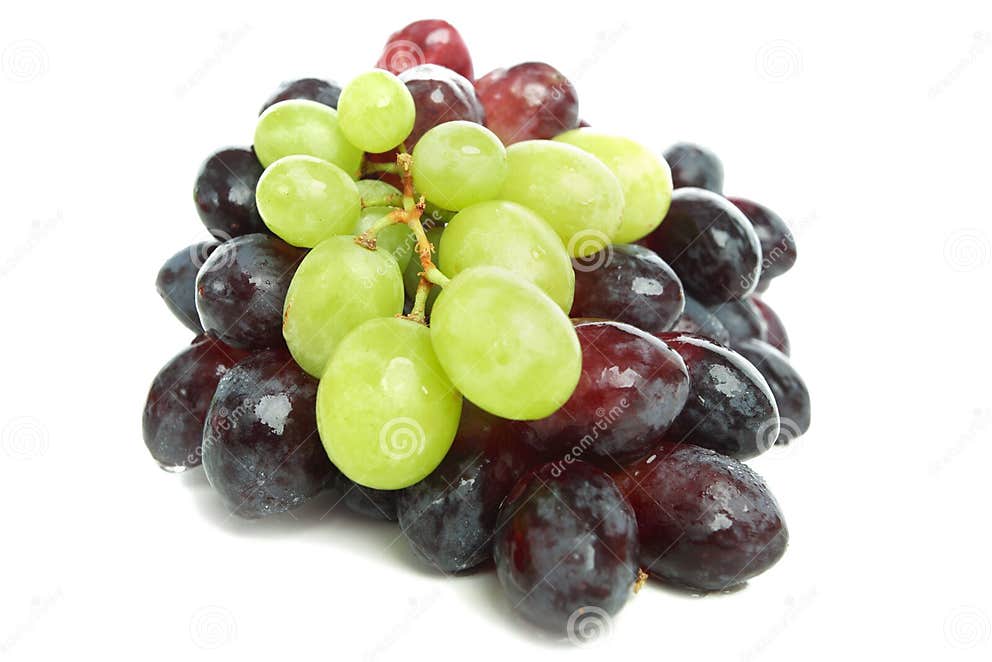 Mixed grapes stock image. Image of drops, food, group - 5413909