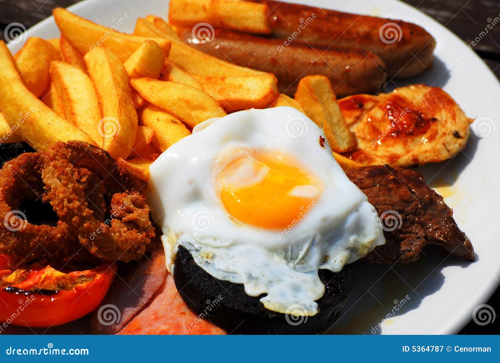 Mixed grill stock image. Image of lunch, rings, chips - 5364787