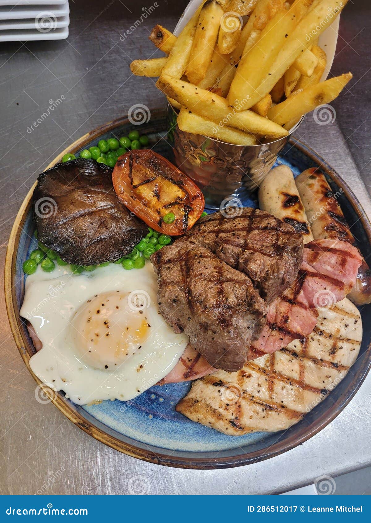 Mixed Grill with Aesthetic Grill Lines Stock Image - Image of lines ...