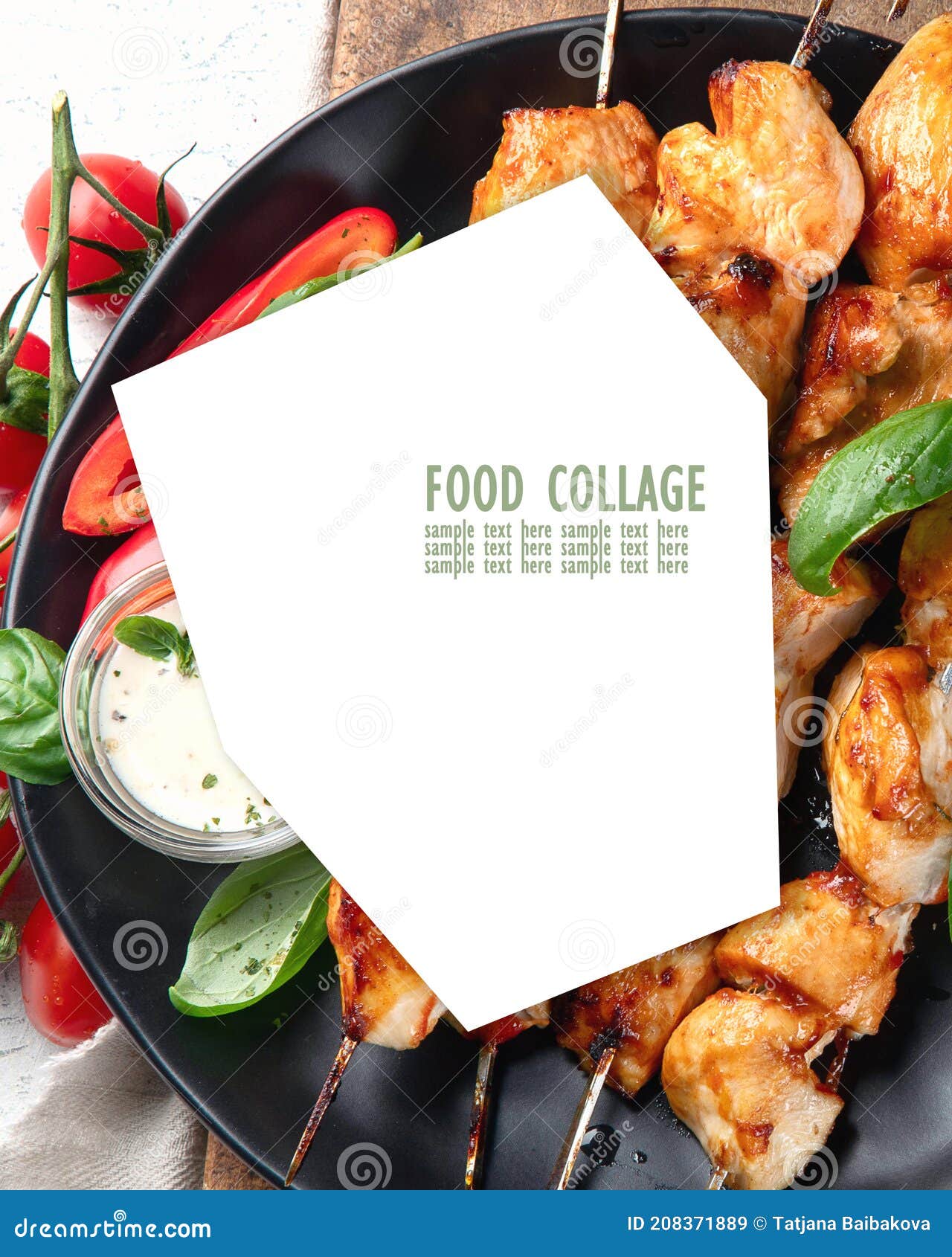 Mixed Grilled Chicken Collage Stock Image - Image of party, chicken ...