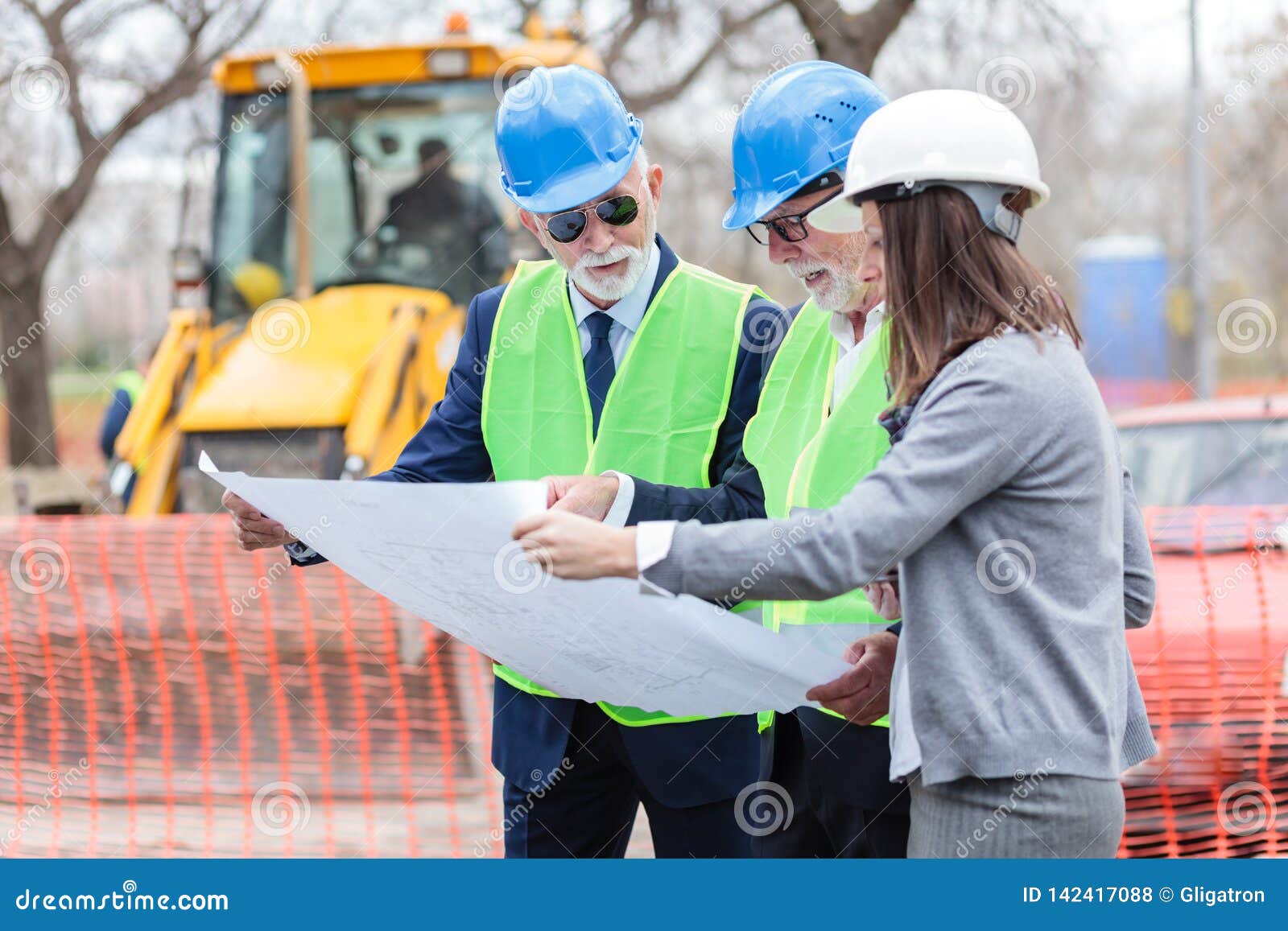 Mixed Group of Architects and Business Partners Discussing Project ...