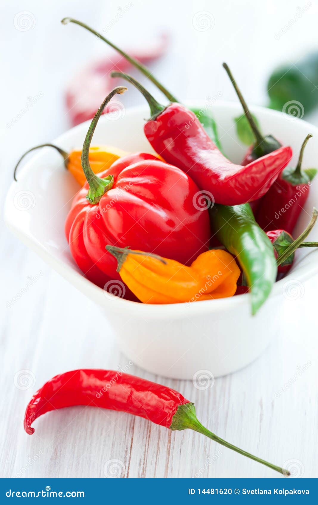 Mixed hot peppers stock photo. Image of food, ingredient - 14481620