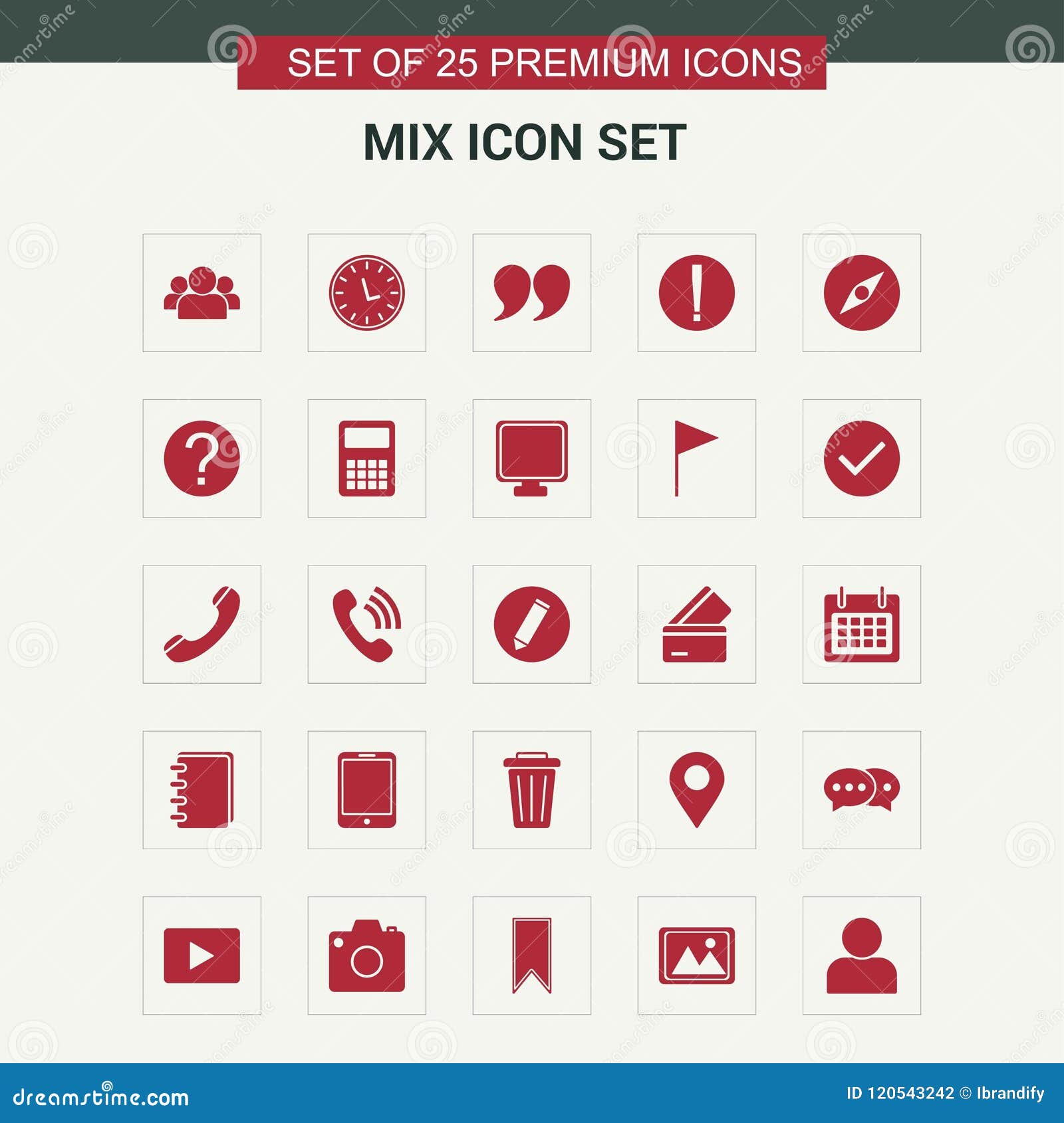 Mixed icons set vector stock vector. Illustration of kitchen - 120543242