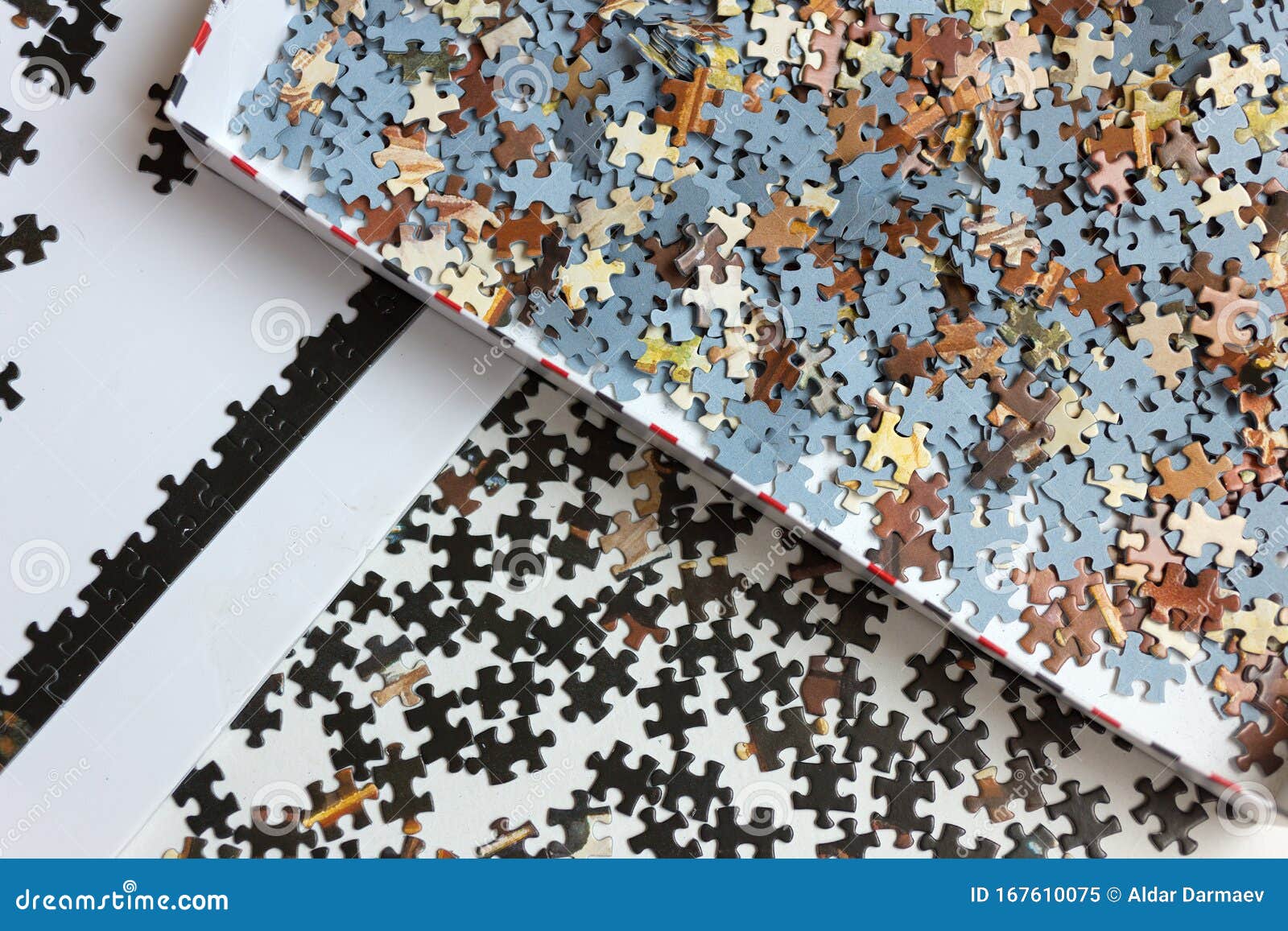 Mixed Jigsaw Puzzle Pieces Background, Macro Close Up Stock Image ... Mixed Jigsaw Puzzle Pieces Background, Macro Close Up Stock Image ...
