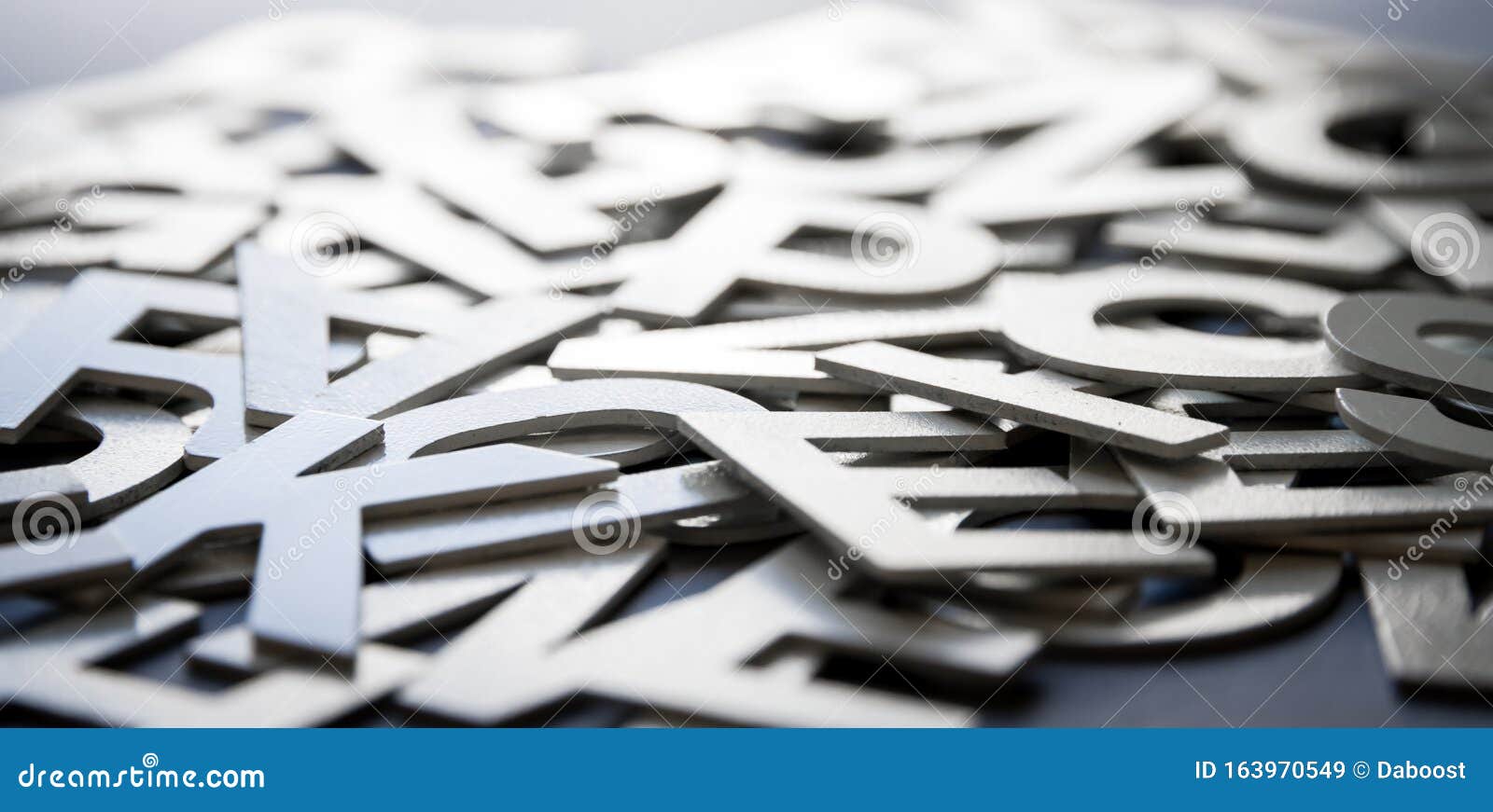 Mixed Letters Pile Closeup Photo Stock Image - Image of design, random ...