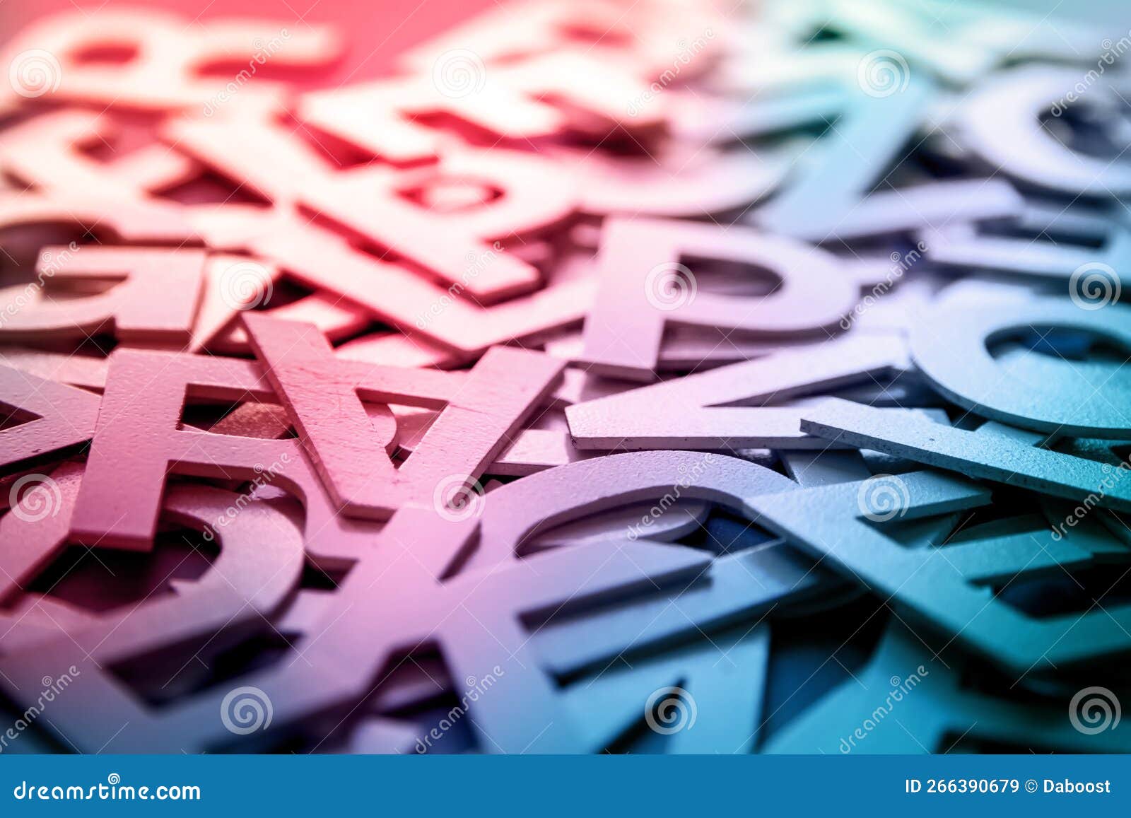 Mixed Letters Pile Closeup Photo Stock Image - Image of letter, idea ...