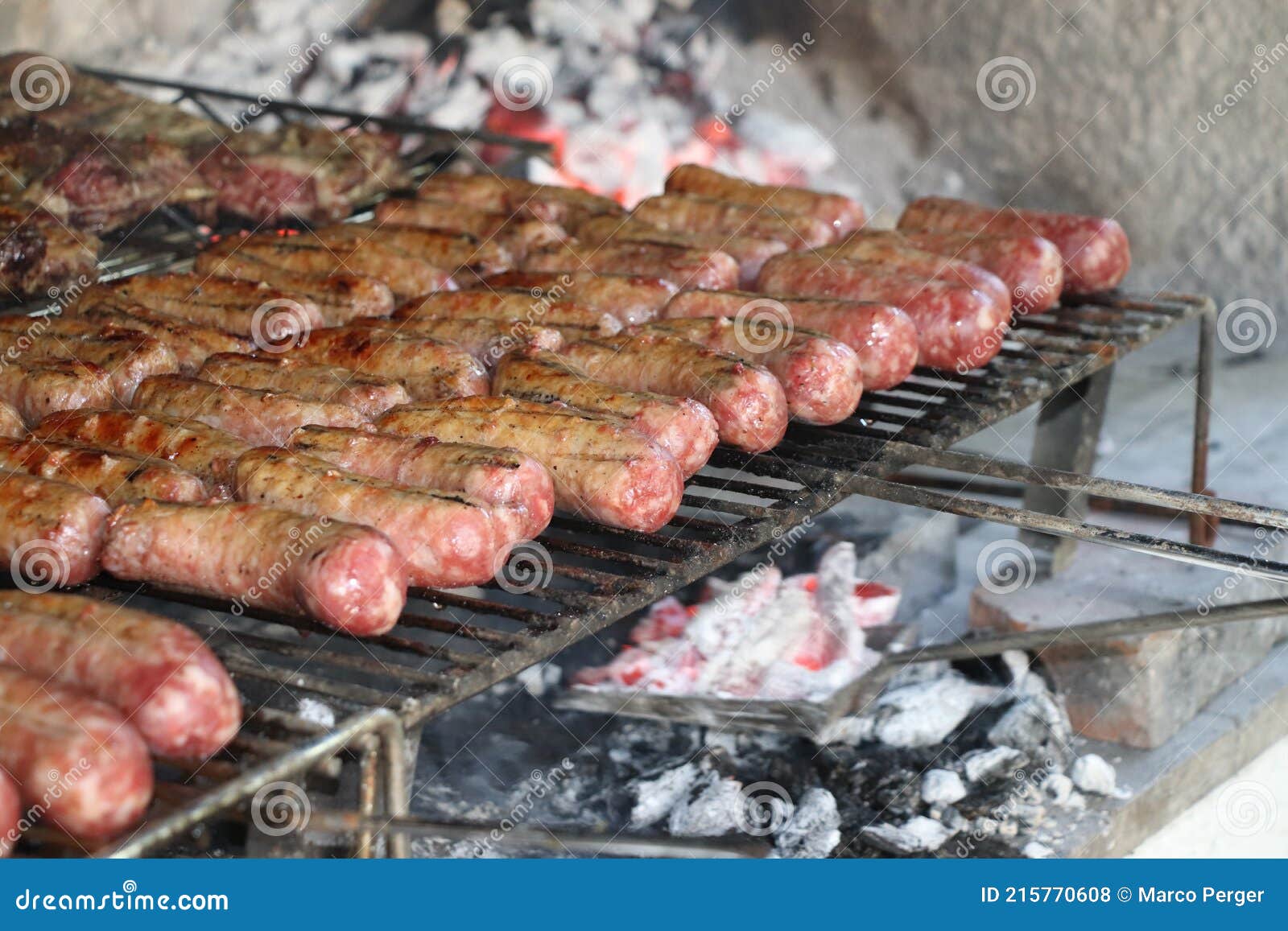 Mixed meat stock photo. Image of barbeque, fire, grill - 215770608