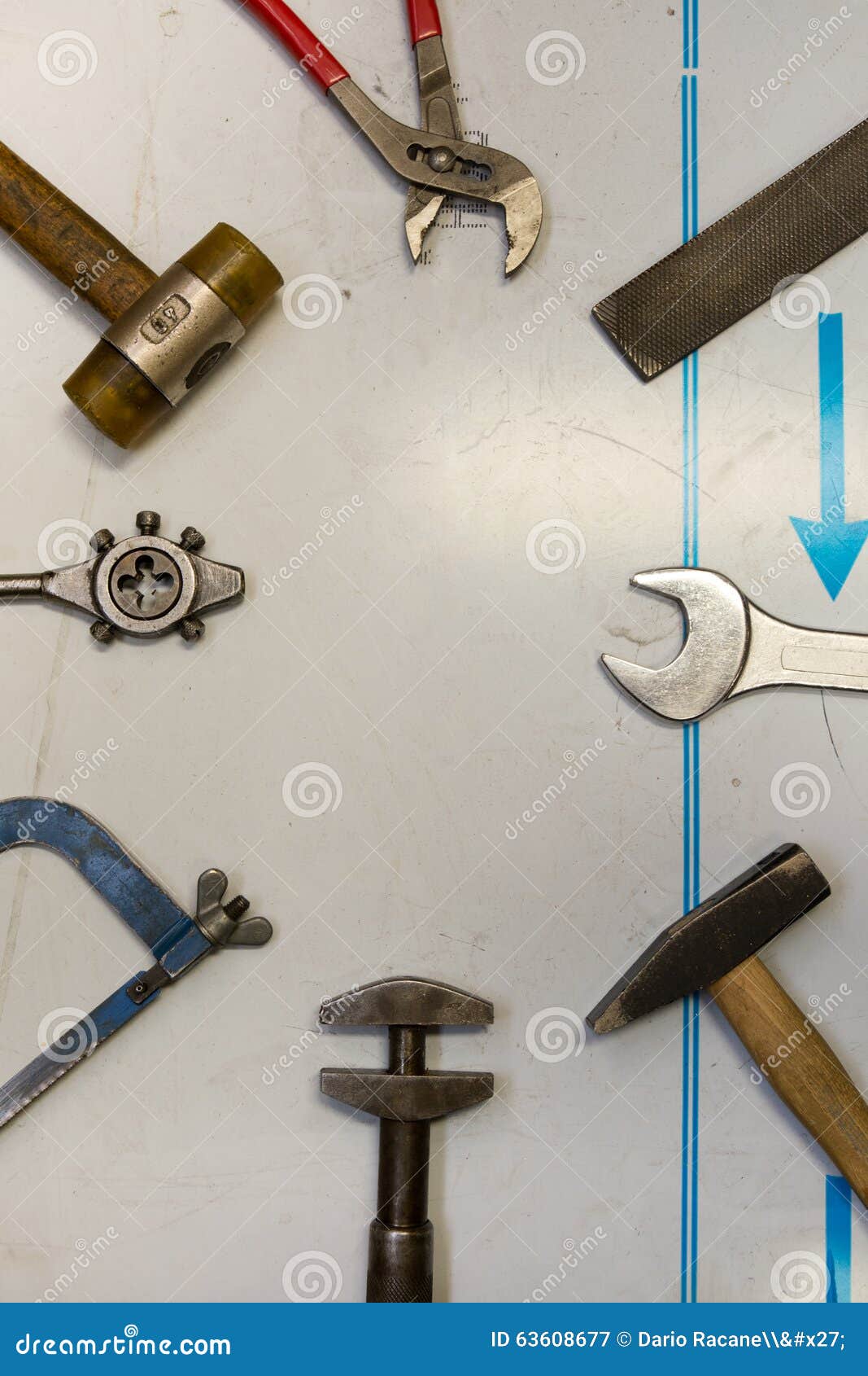 Mixed mechanic tools stock image. Image of handyman, carpentry - 63608677