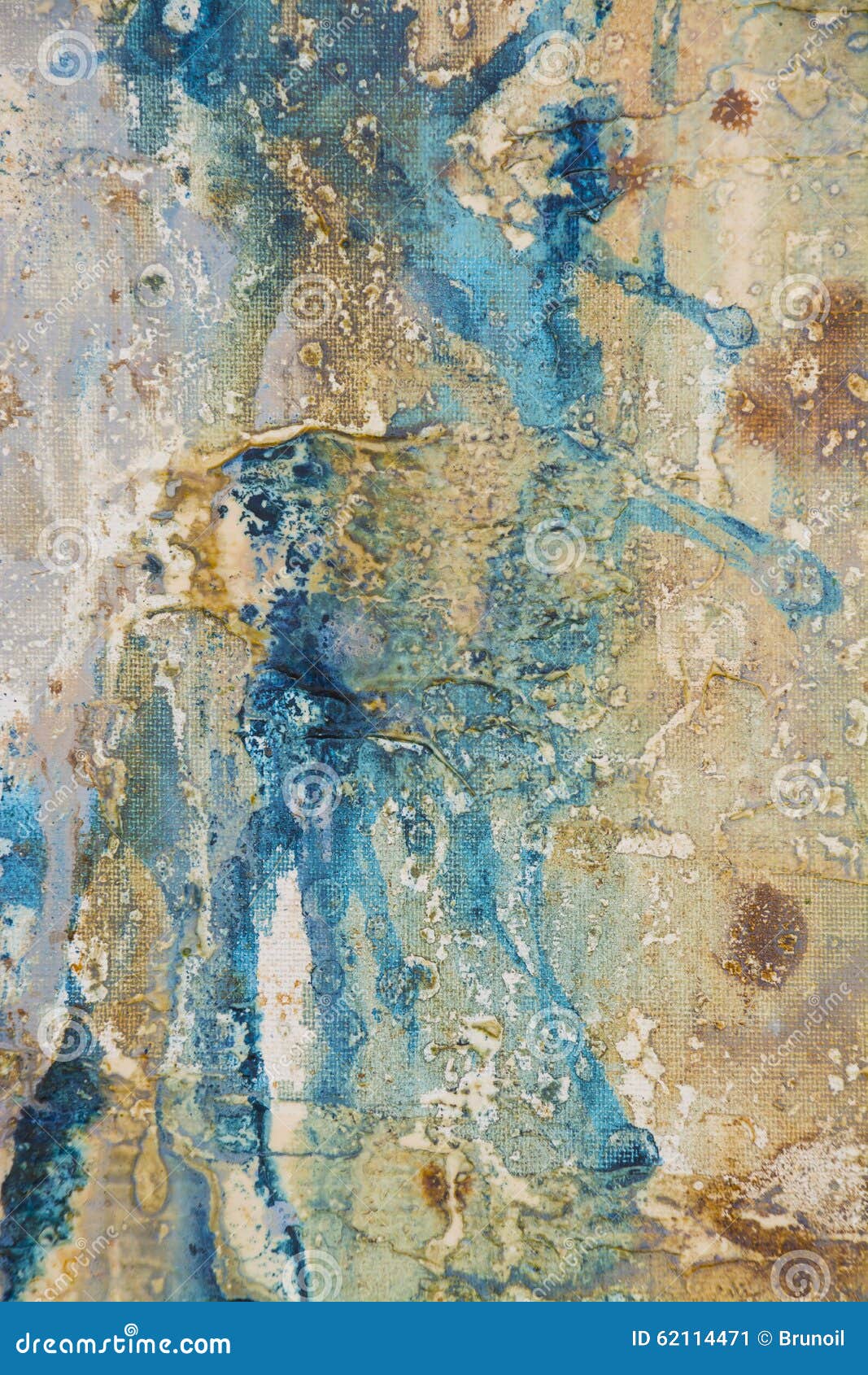Mixed Media Abstract Texture Stock Image - Image of blue, brown: 62114471