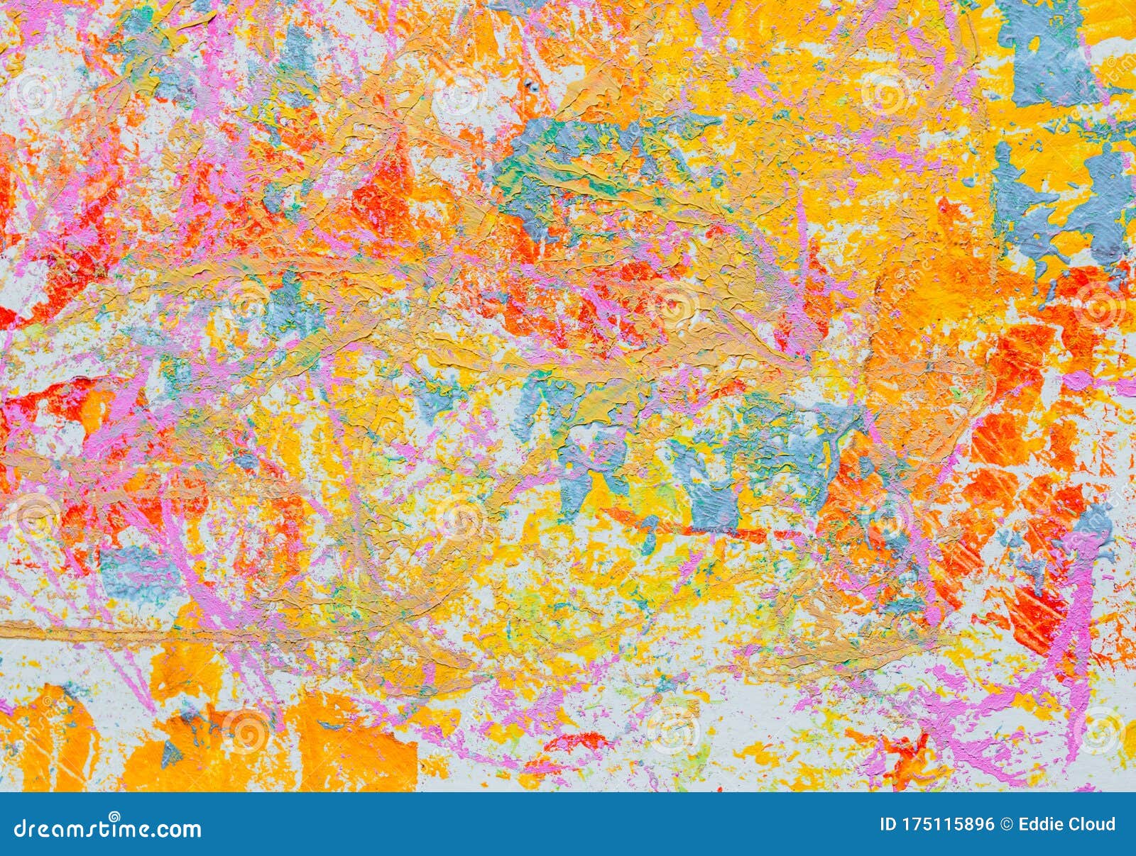 Mixed Media Textured Paint Background Stock Illustration - Illustration ...