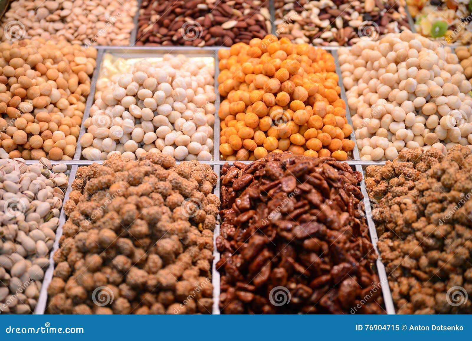 Mixed nuts background stock image. Image of brown, nutrient - 76904715
