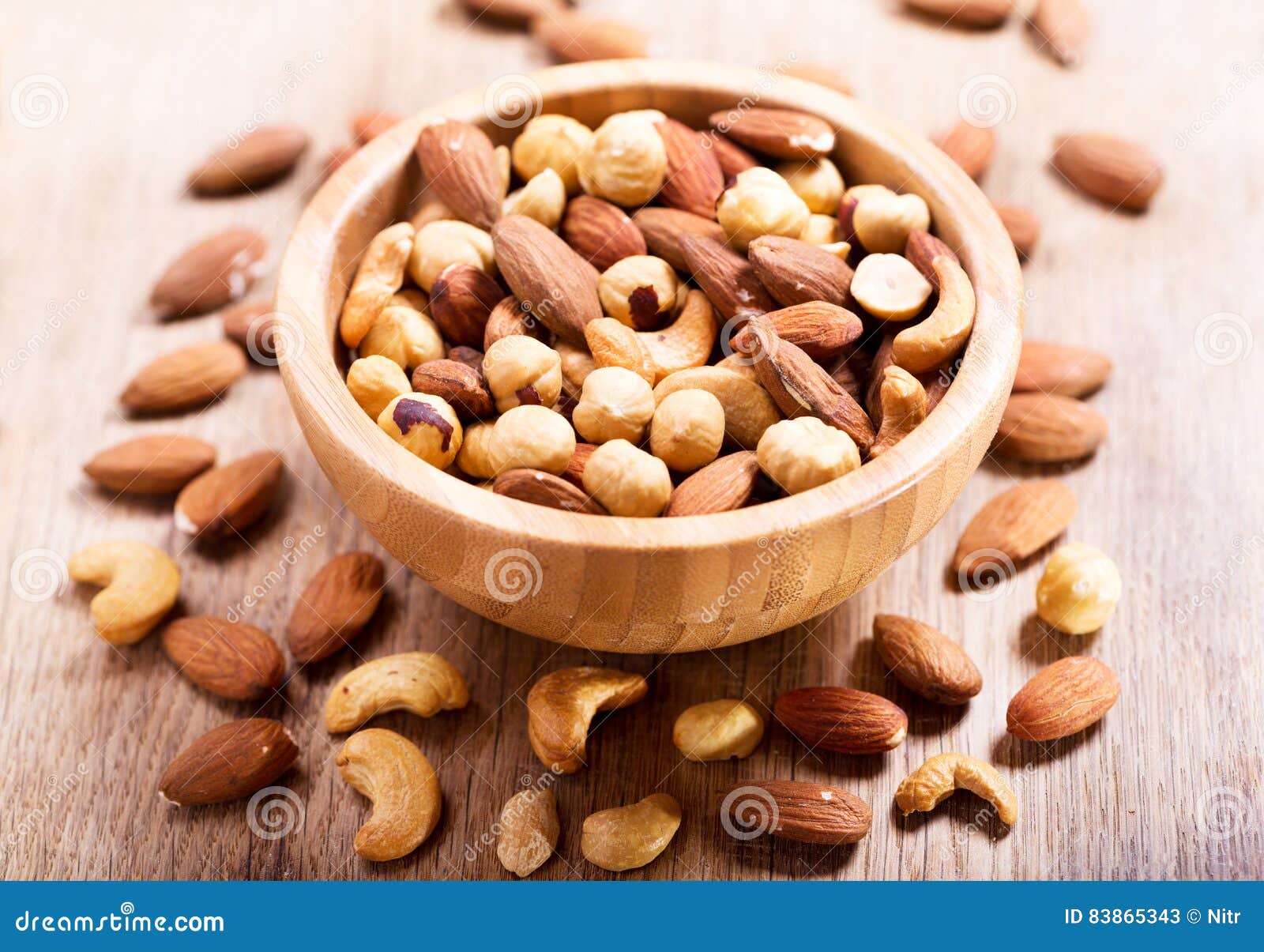Mixed nuts in a bowl stock image. Image of macro, bowl - 83865343