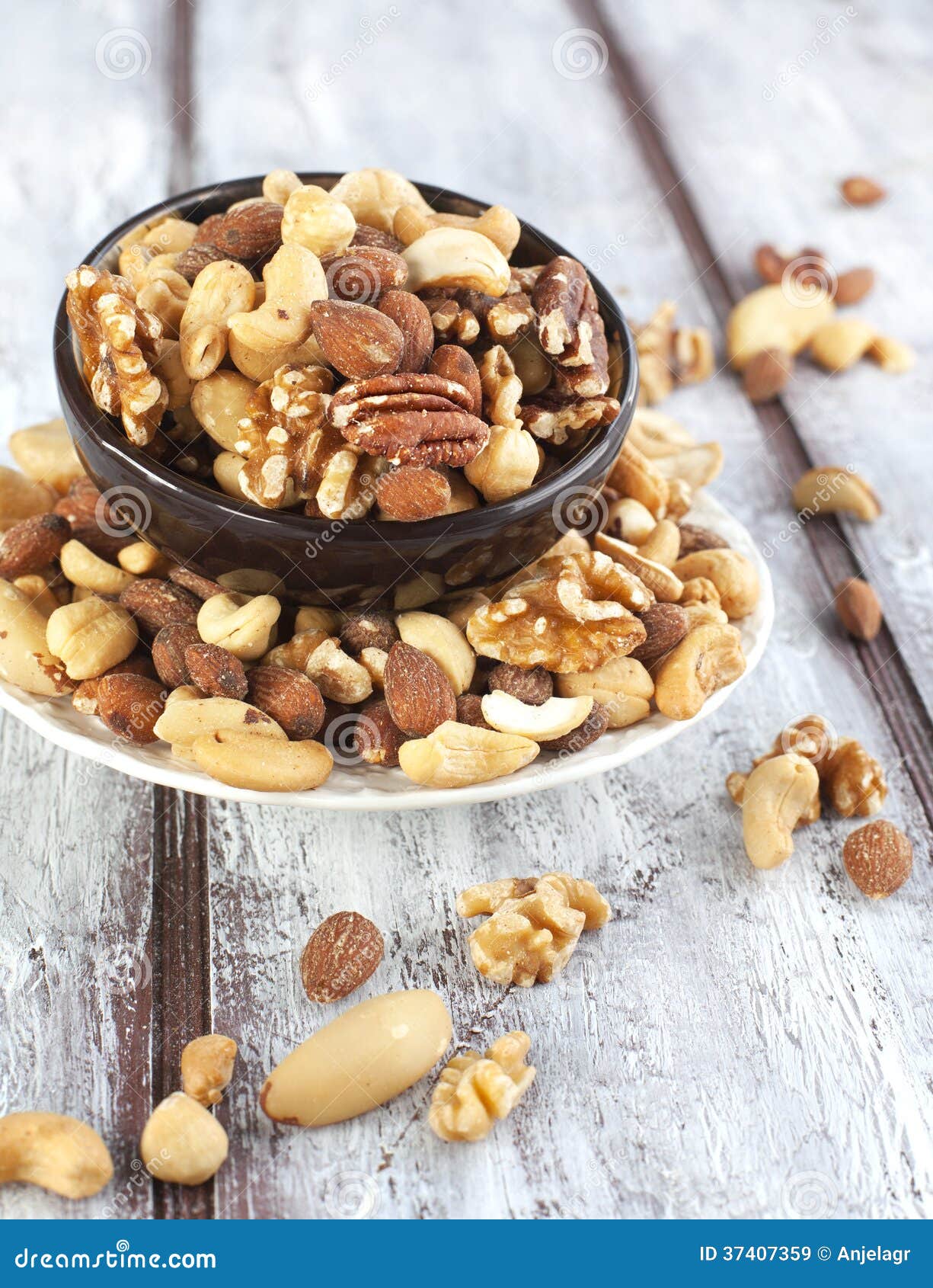Mixed nuts stock image. Image of food, fresh, seasonal - 37407359