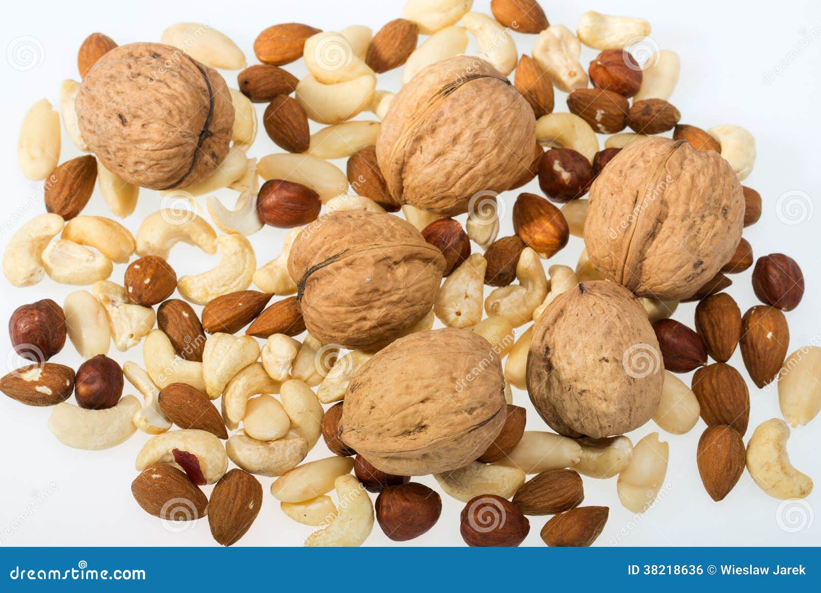 Mixed nuts stock photo. Image of heap, ingredient, mixture - 38218636