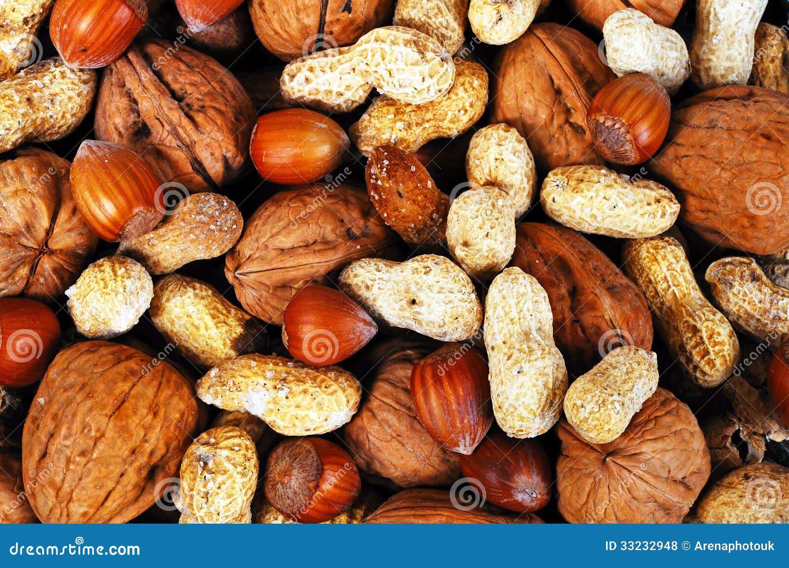 Mixed nuts. stock photo. Image of healthy, fresh, english - 33232948