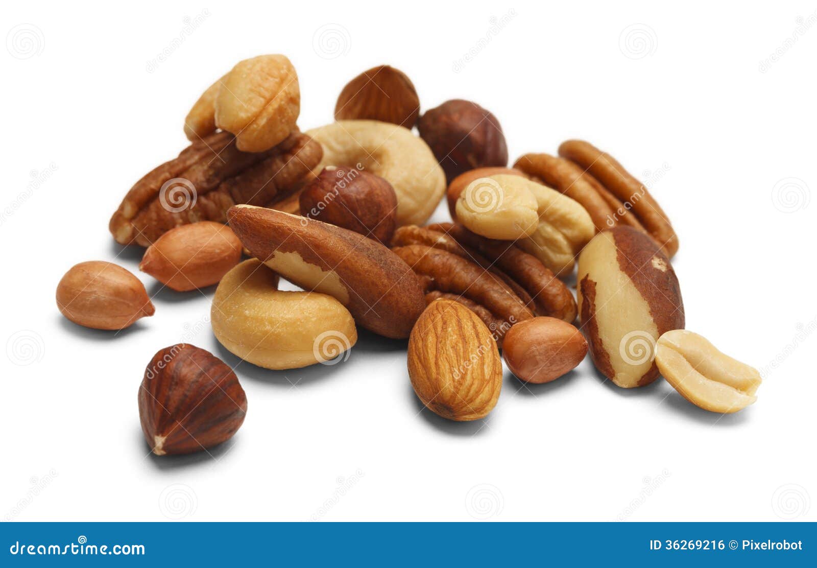 Mixed Nuts stock photo. Image of peanuts, studio, walnut - 36269216