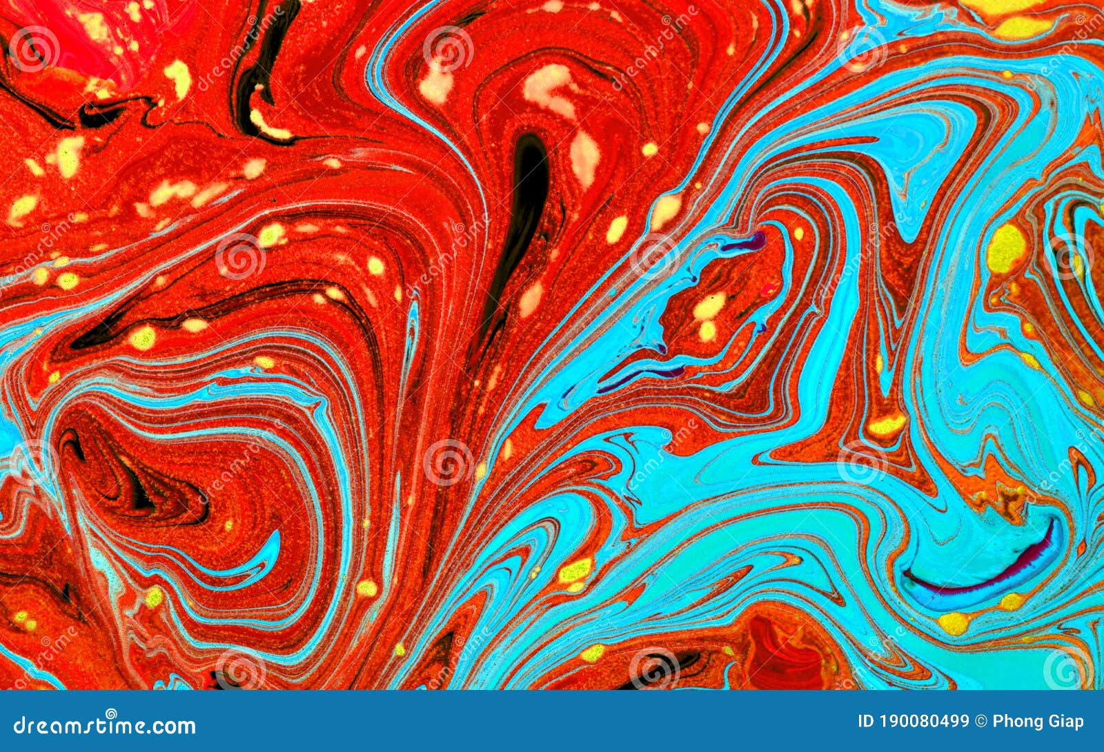 Mixed paint. stock image. Image of isolated, background - 190080499